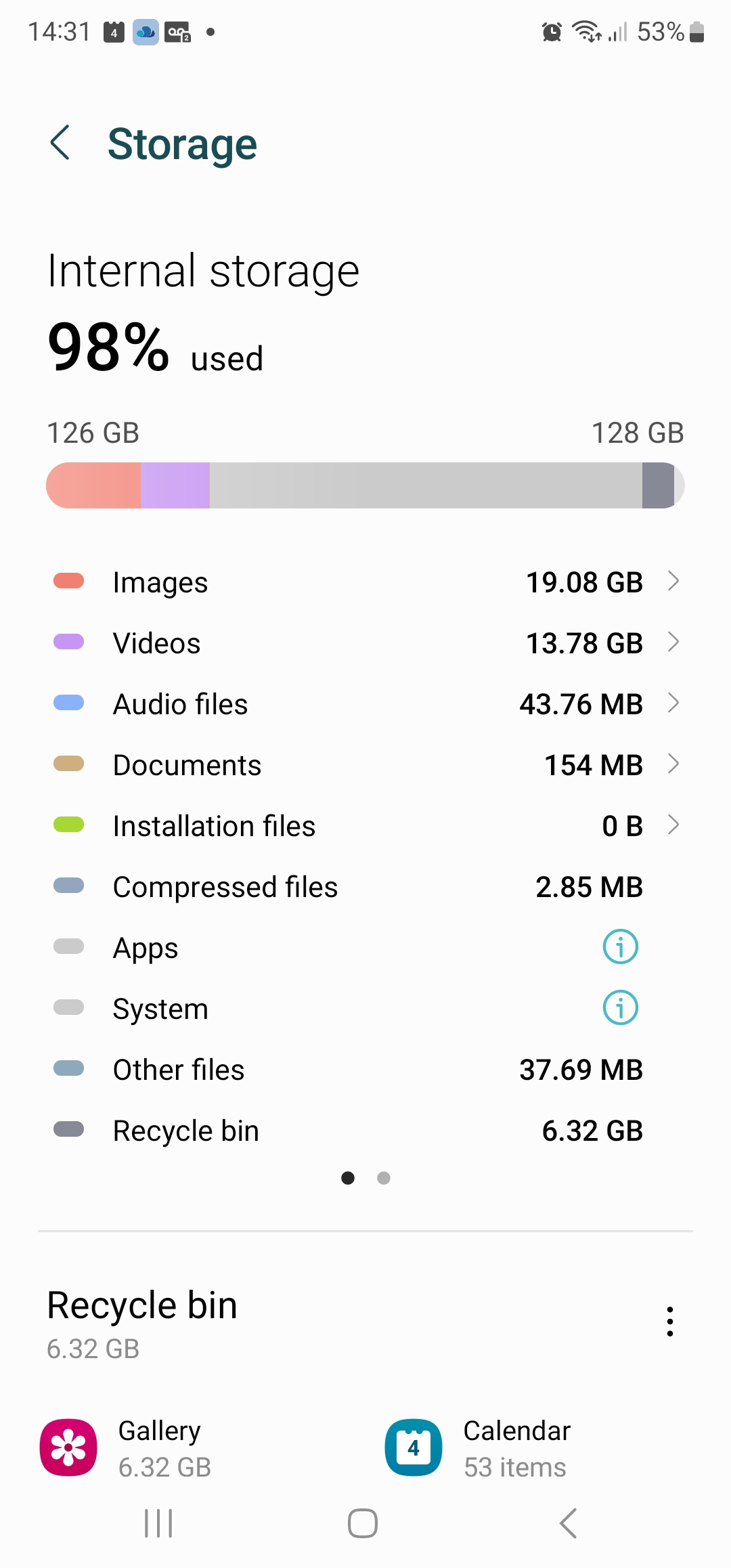 Why is my app and system taking up all my storage on my phone ...