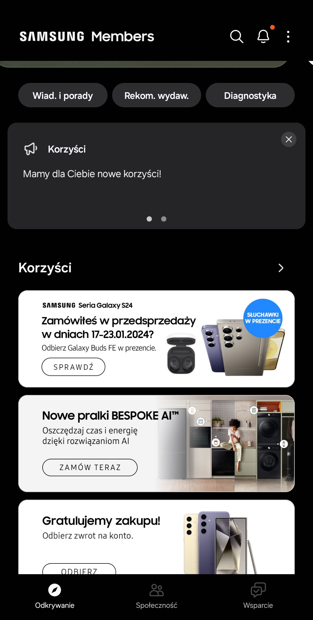 Promocja cashback - Rodzina Galaxy S24 - Marzec - Samsung Community