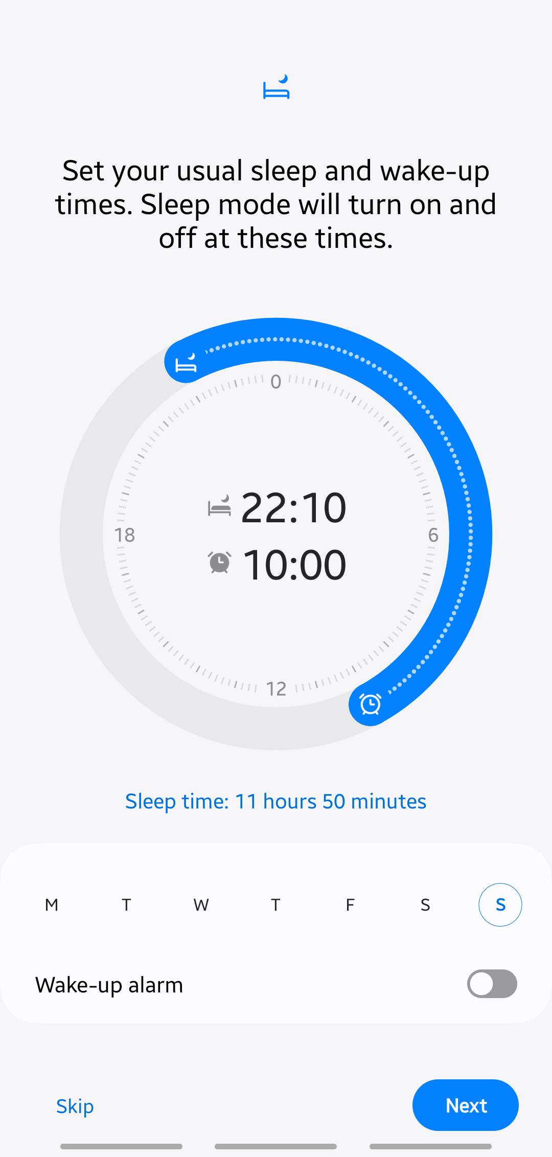 Sleep mode is turned on at the wrong time. - Samsung Community