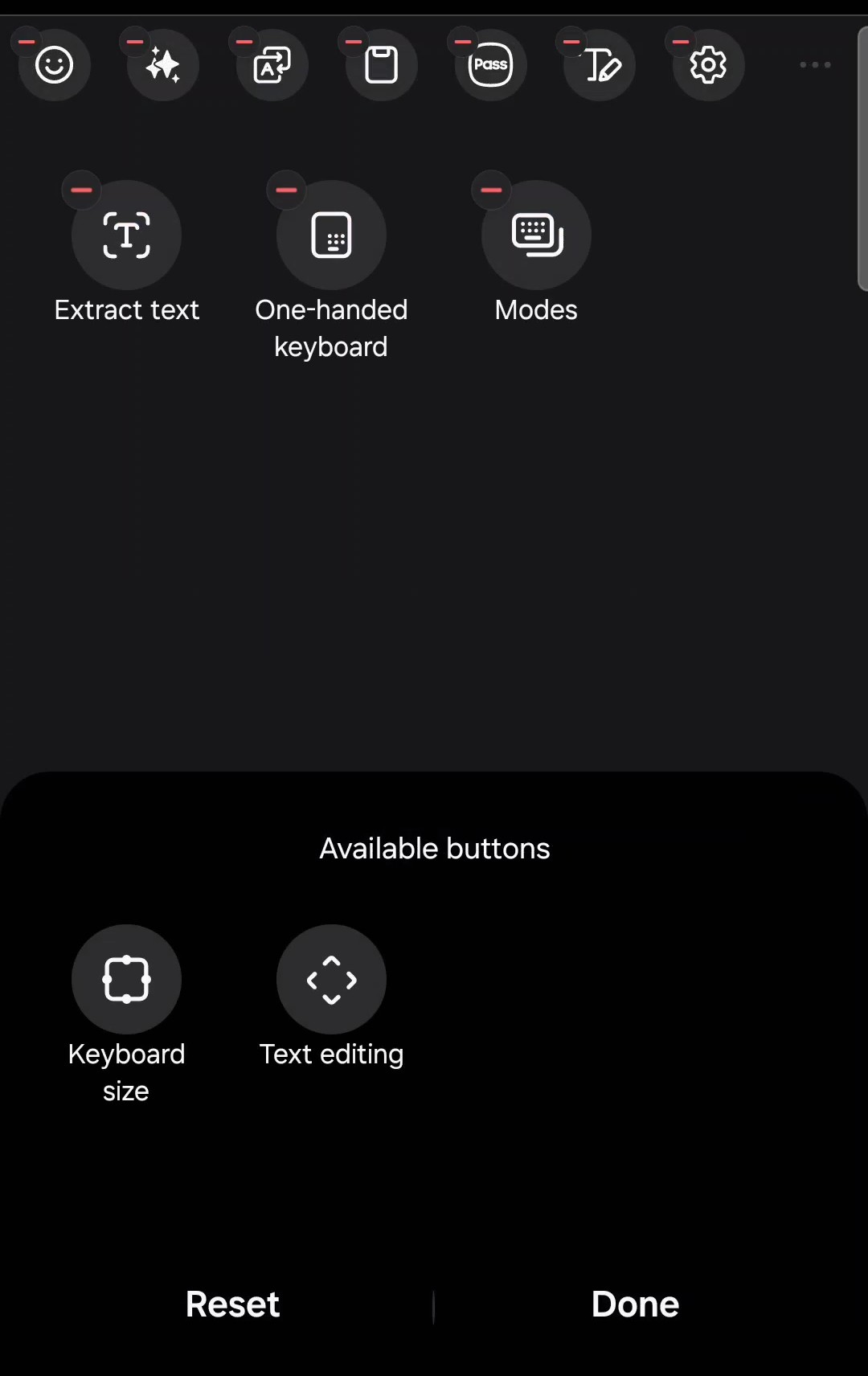 Search button gone from keyboard toolbar - Samsung Community