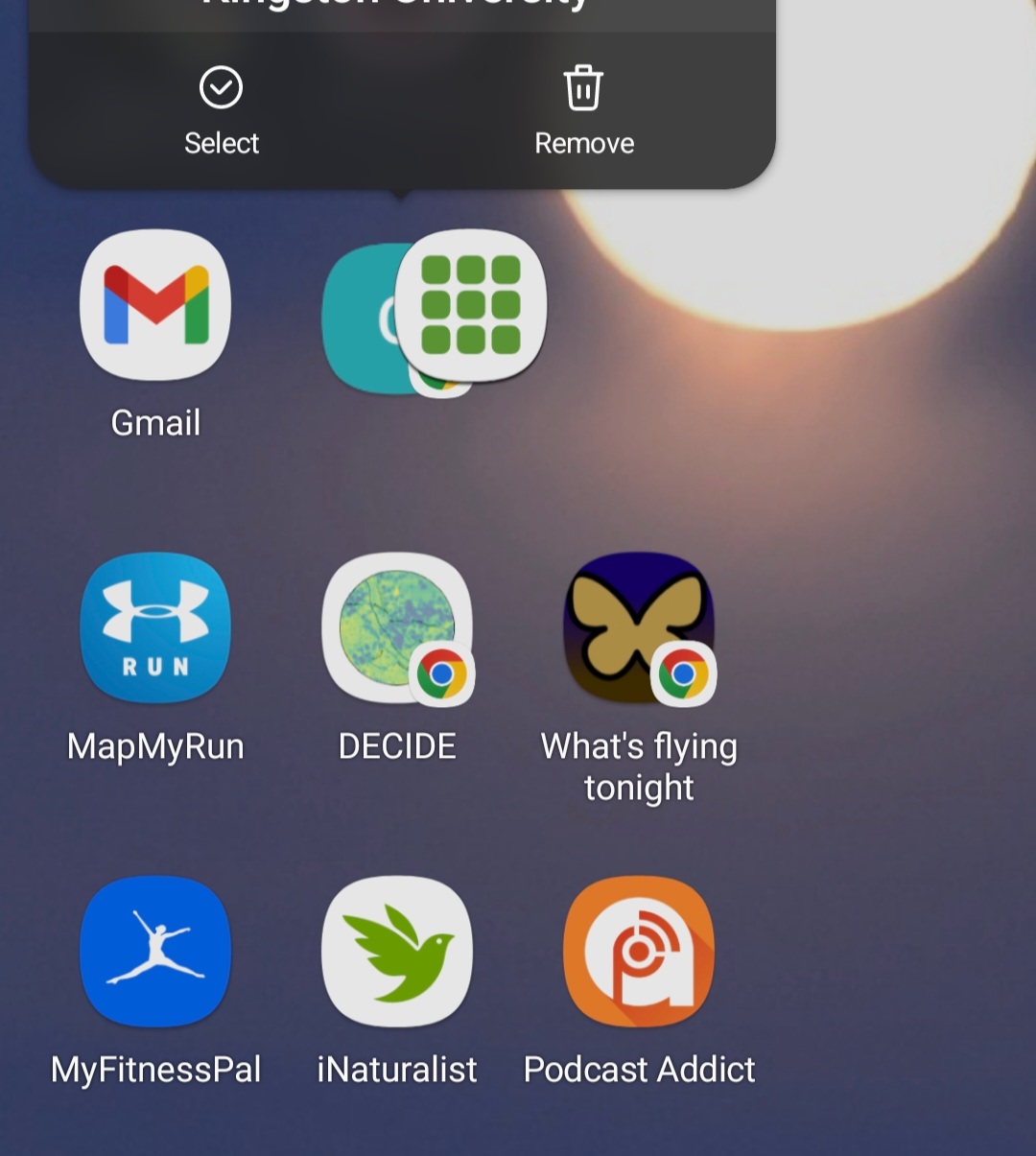 Issues with home screen and a ghost app - Samsung Community