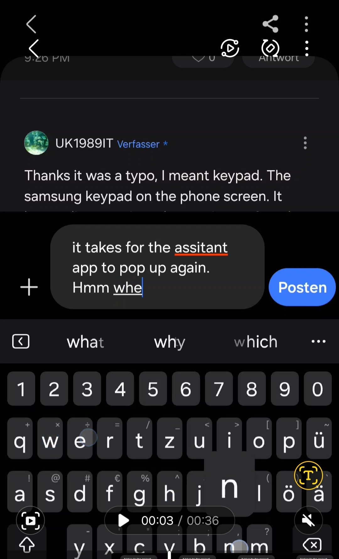 Solved: Google Assitant keeps popping up when trying to type a message ...