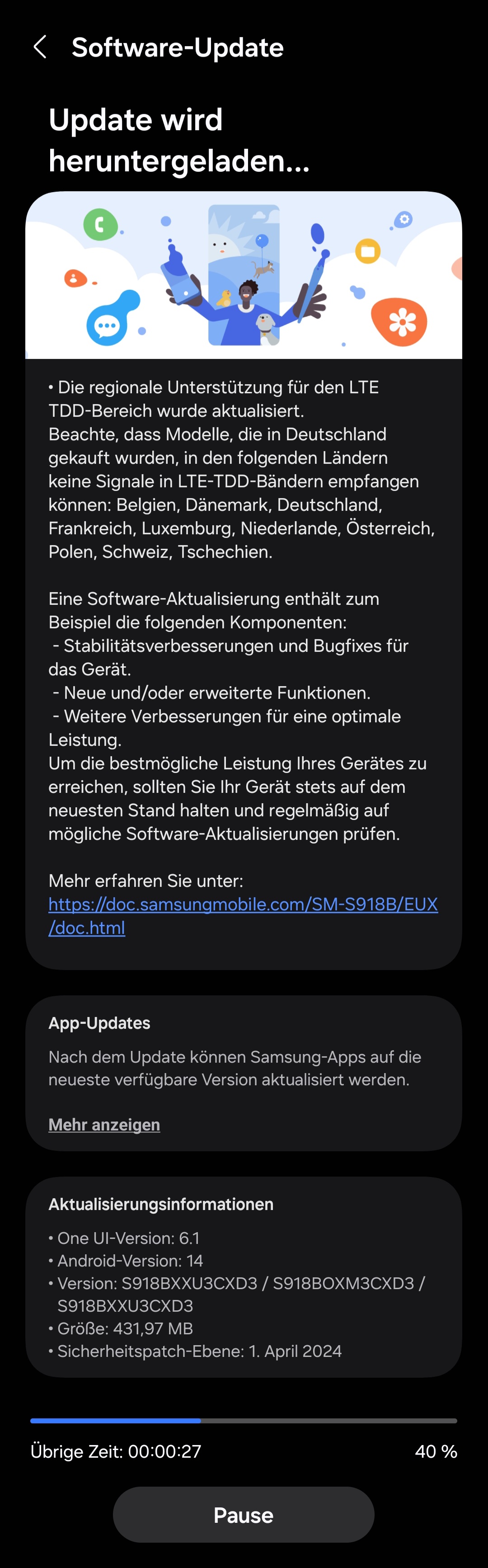 Neues Software Update s23 ultra - Samsung Community