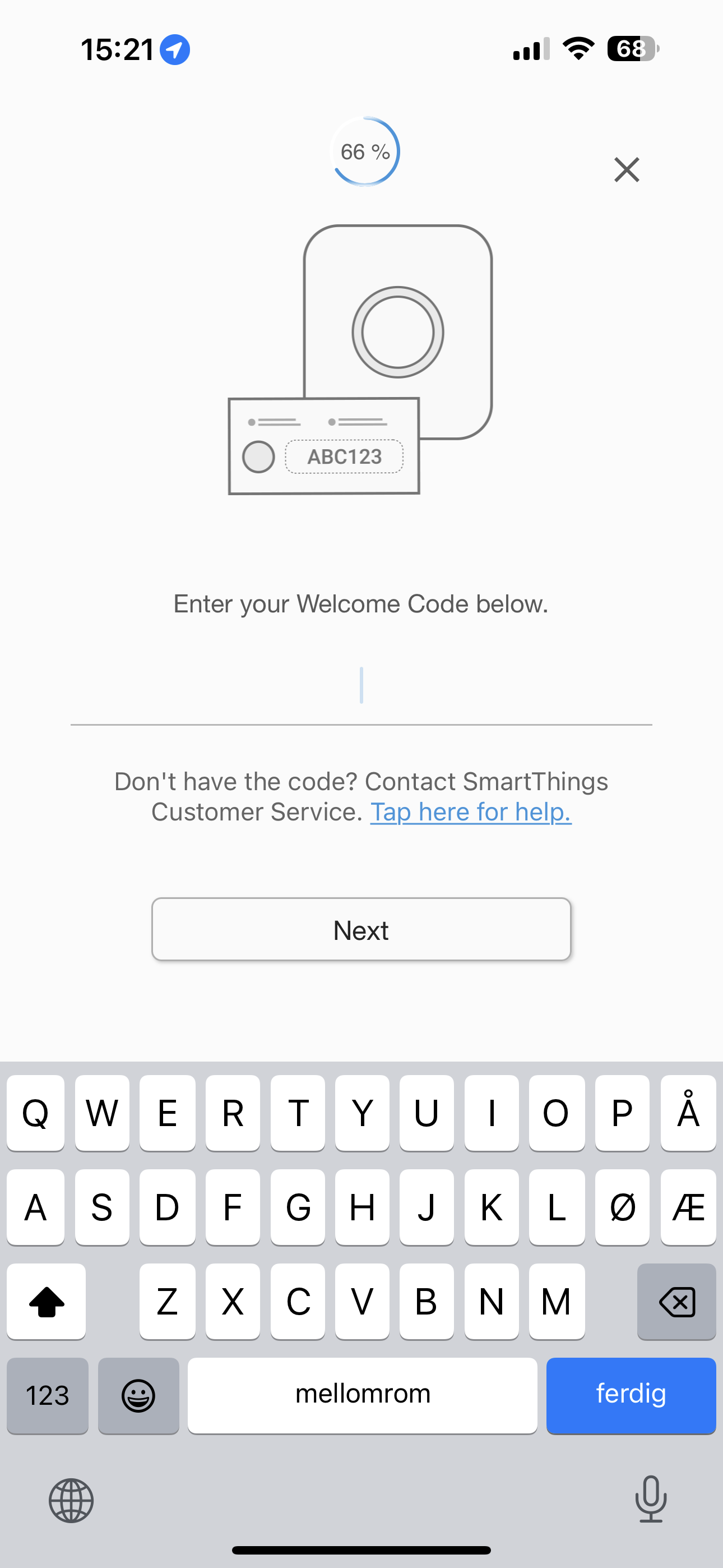SmartThings hub welcome code - Samsung Community