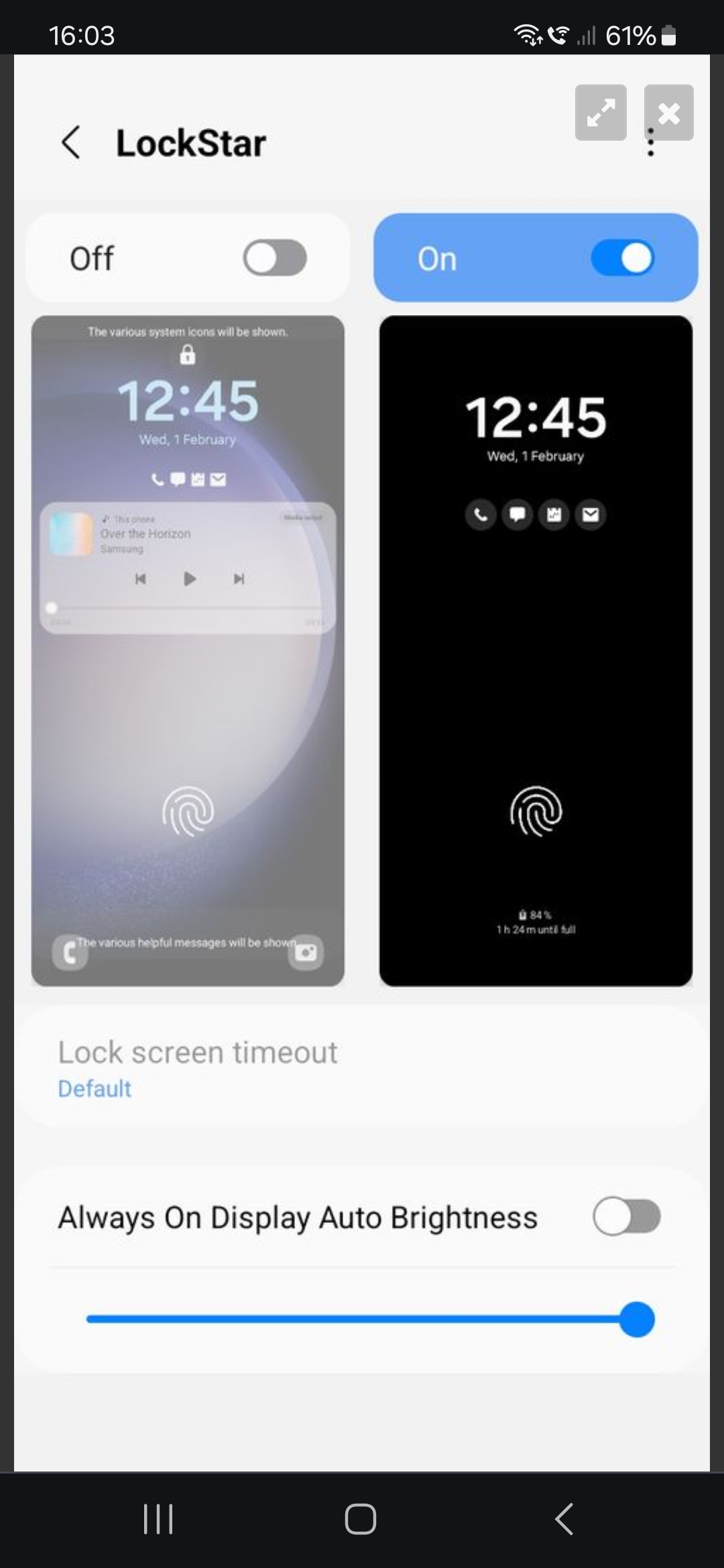 Solved: AOD. Brightness - Samsung Community