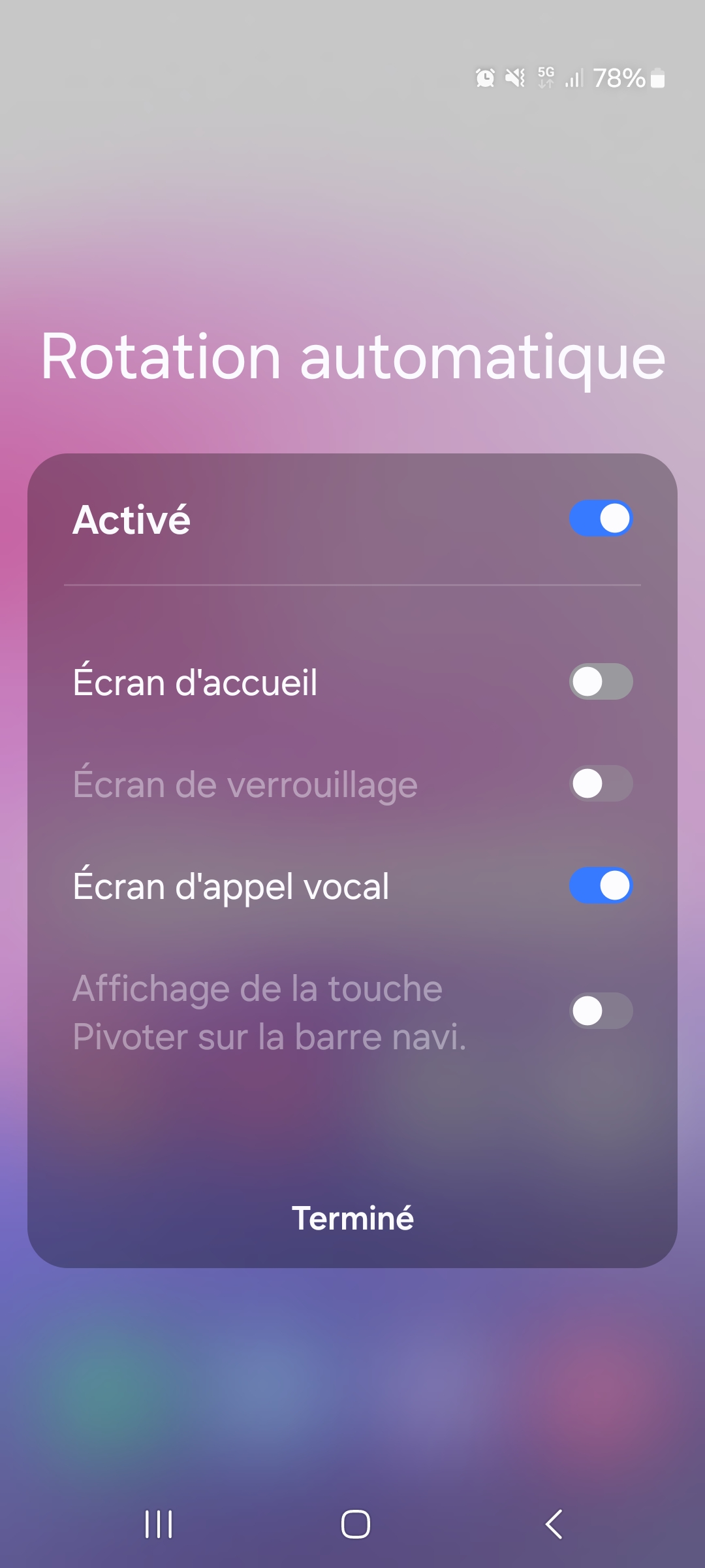 Résolu : Rotation automatique écran de verrouillage ? - Samsung Community