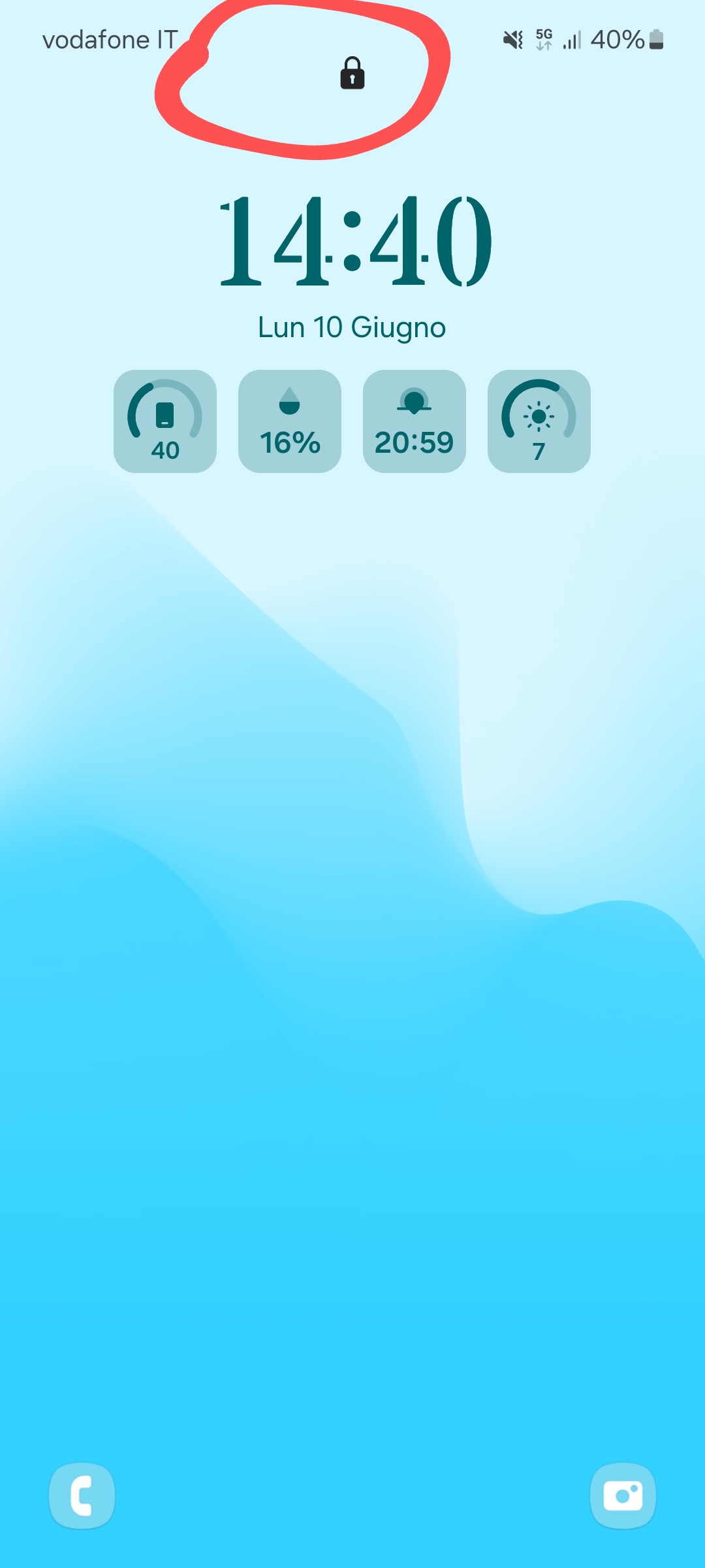 Risolto: Icona di blocco spostata - Samsung Community