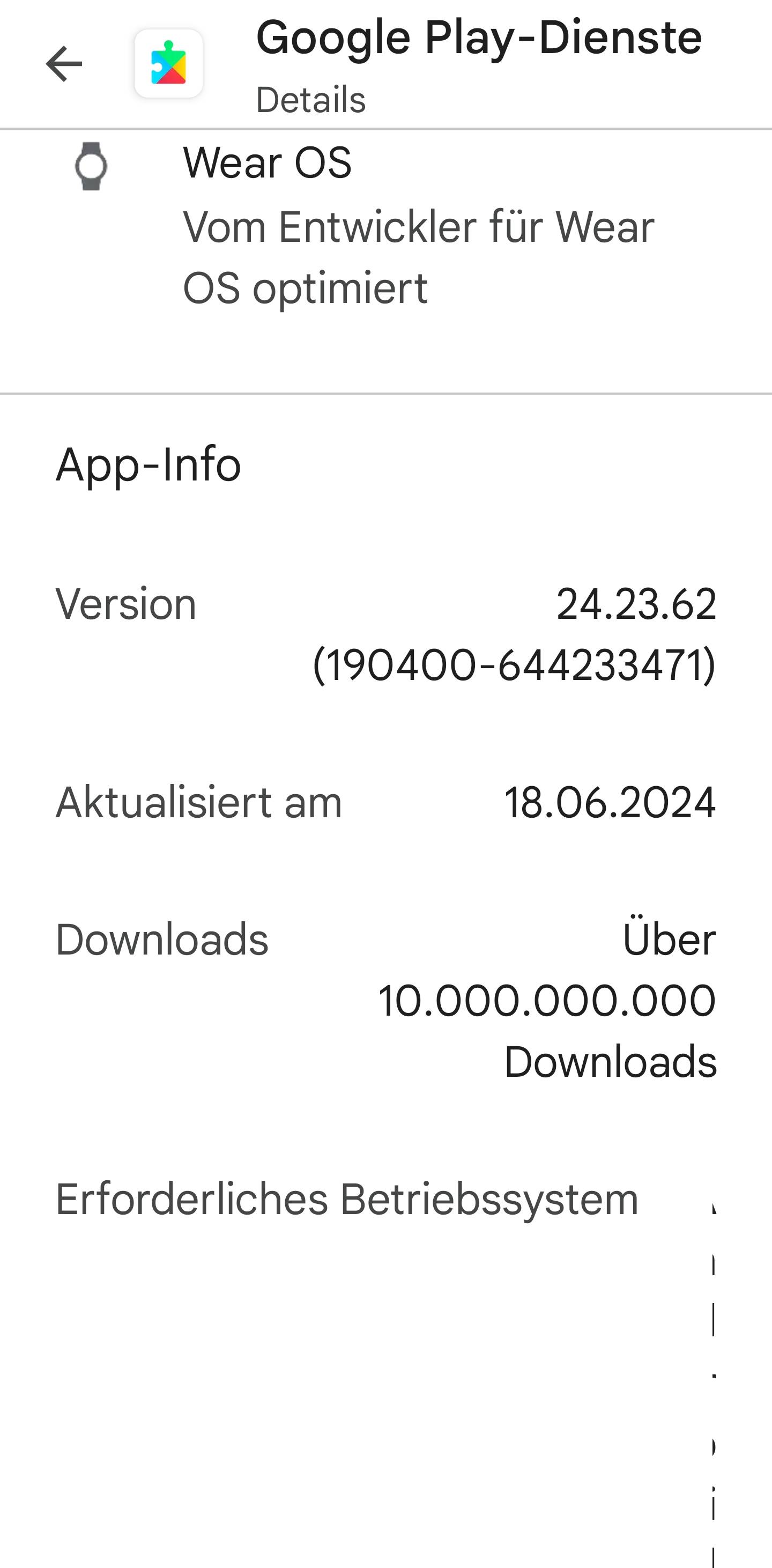 Google Play-Dienste Update verfügbar - Samsung Community