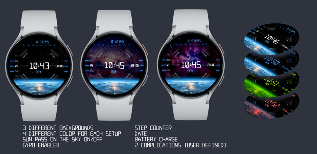 Cosmonaut WatchFace and Enhanced edition on Play Store (free give away ...
