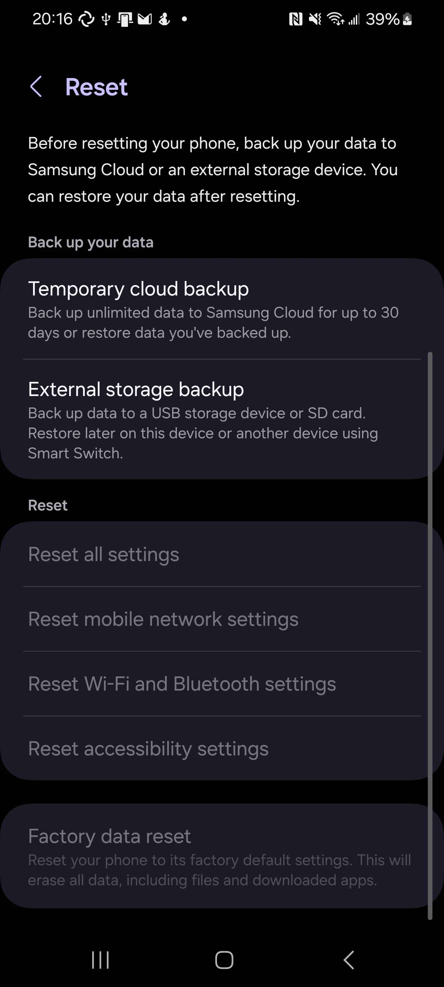 Solved: Cant Factory Reset Galaxy S21 Ultra - Samsung Community