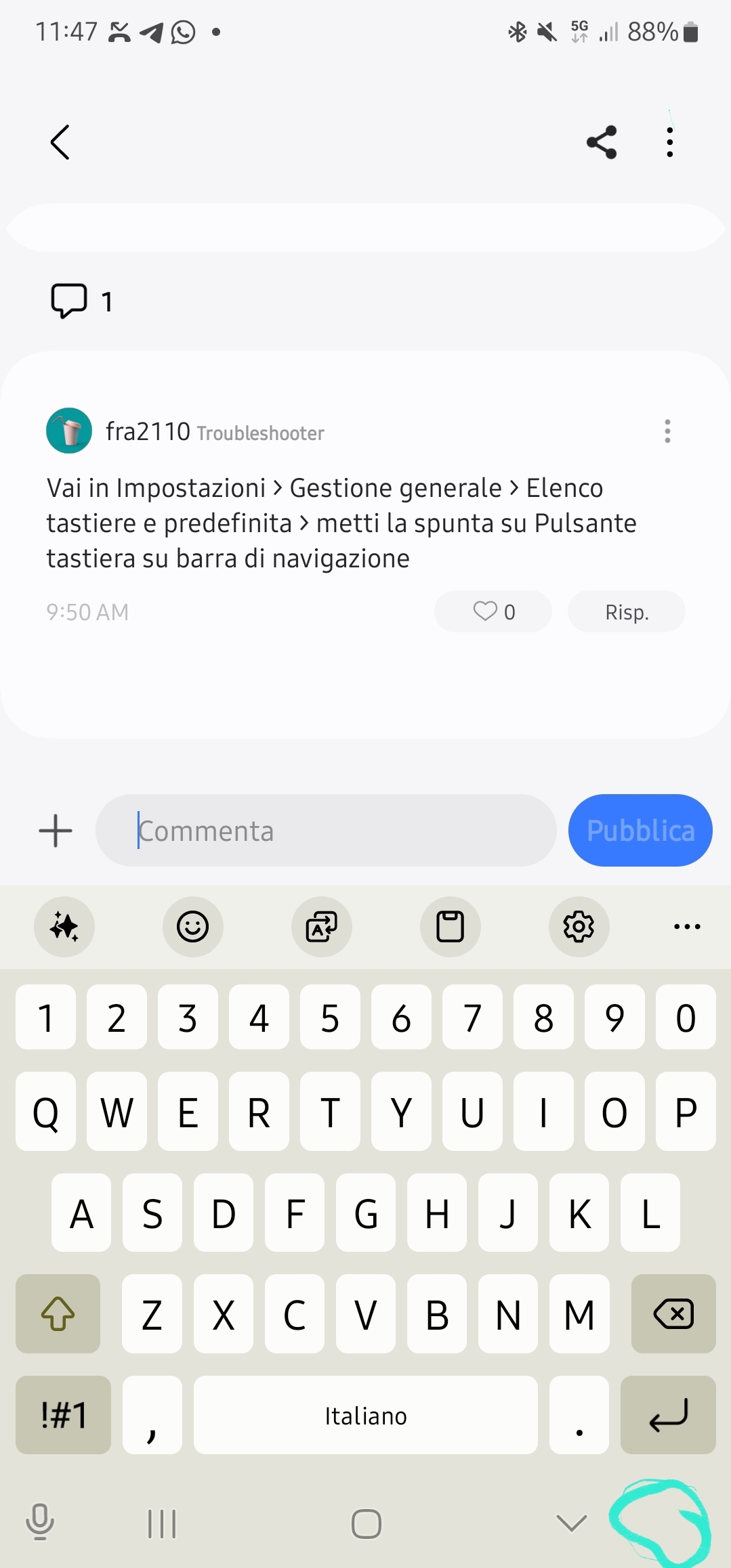 Icona tastiera - Samsung Community