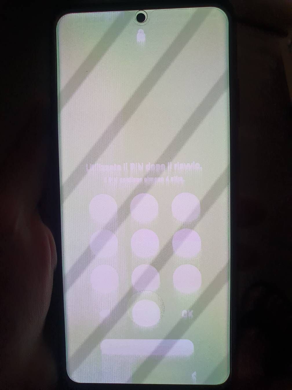 Display con schermata verde e bianca, della morte. - Samsung Community