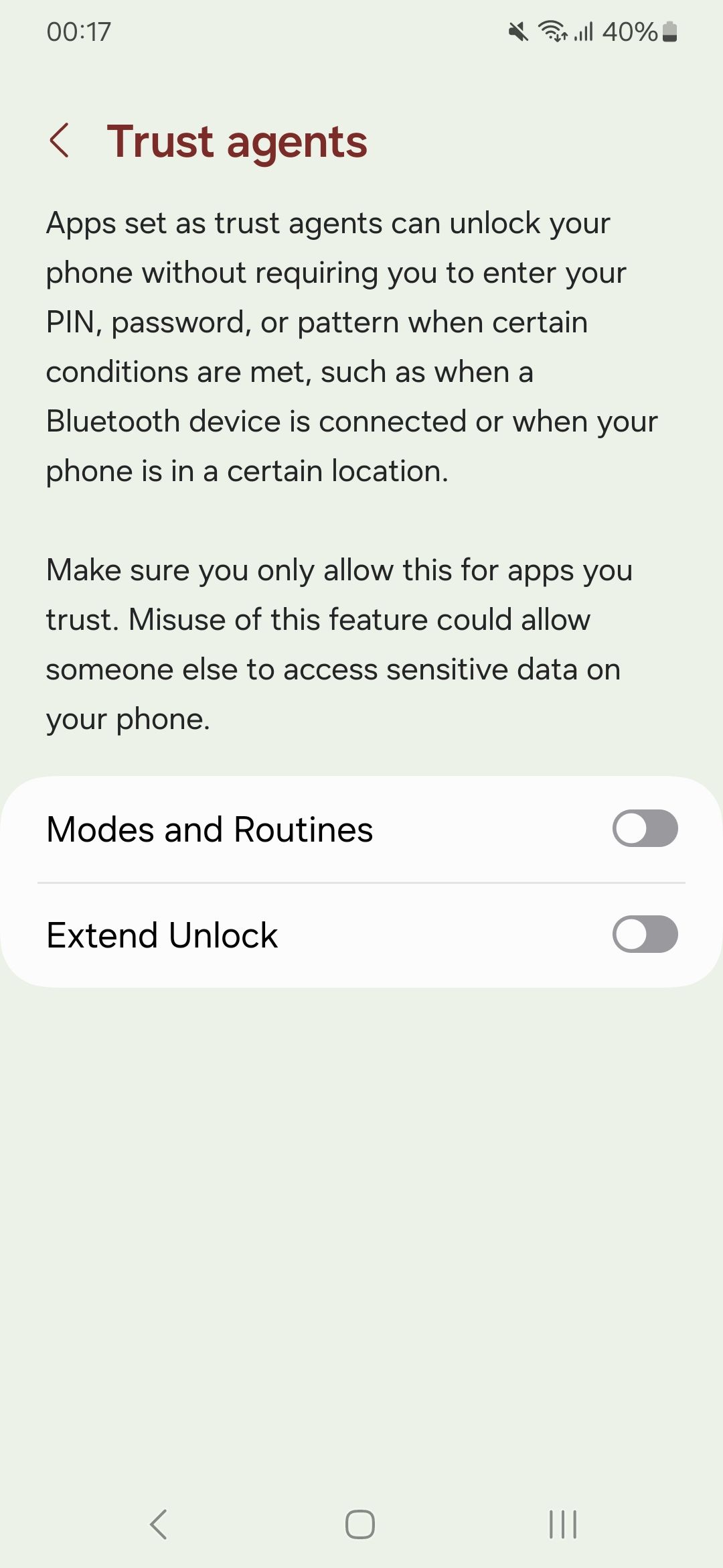 [Solved] Smart Lock / Extended Unlock na S23 plus? - Samsung Community