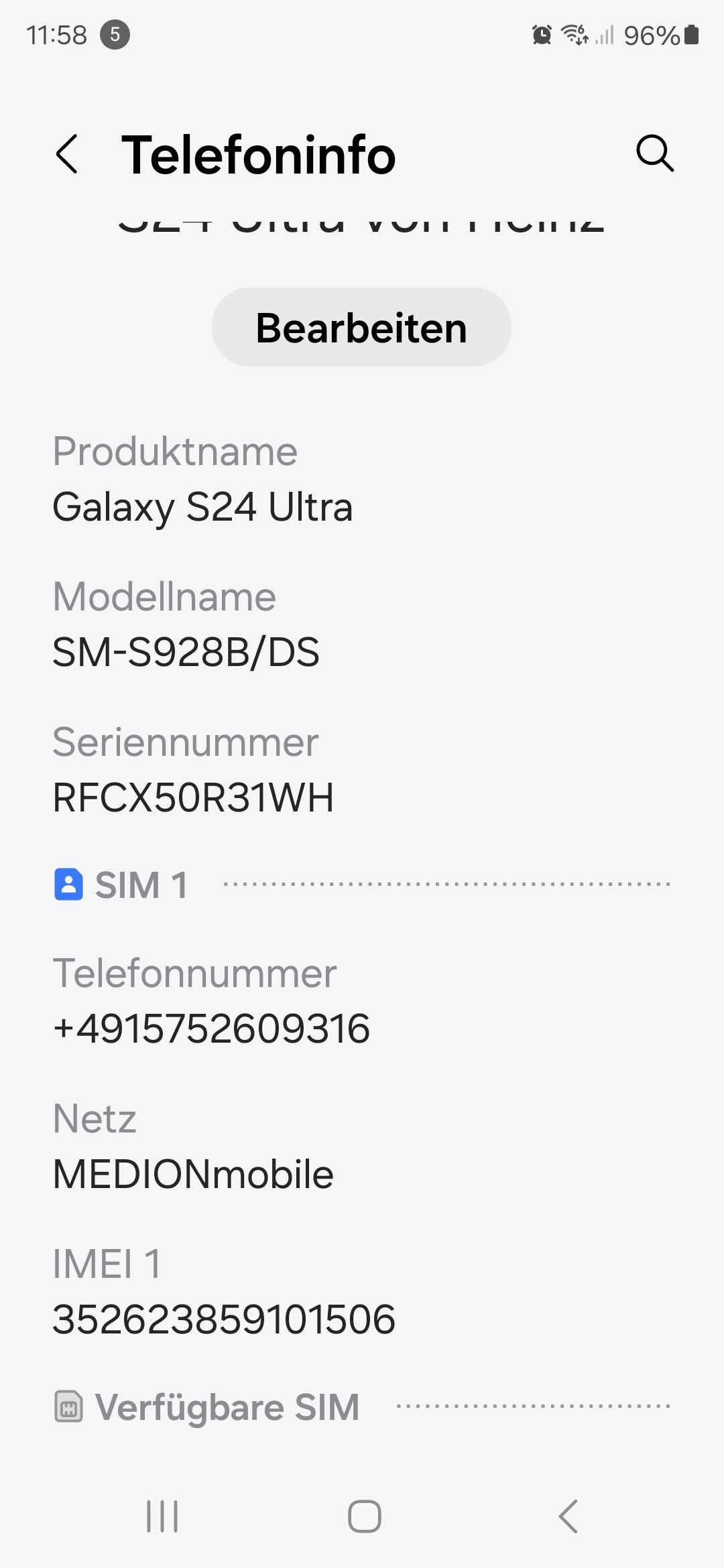 Wie erkenne ich was für ein Ländercode/Branding mein Samsung hat ...