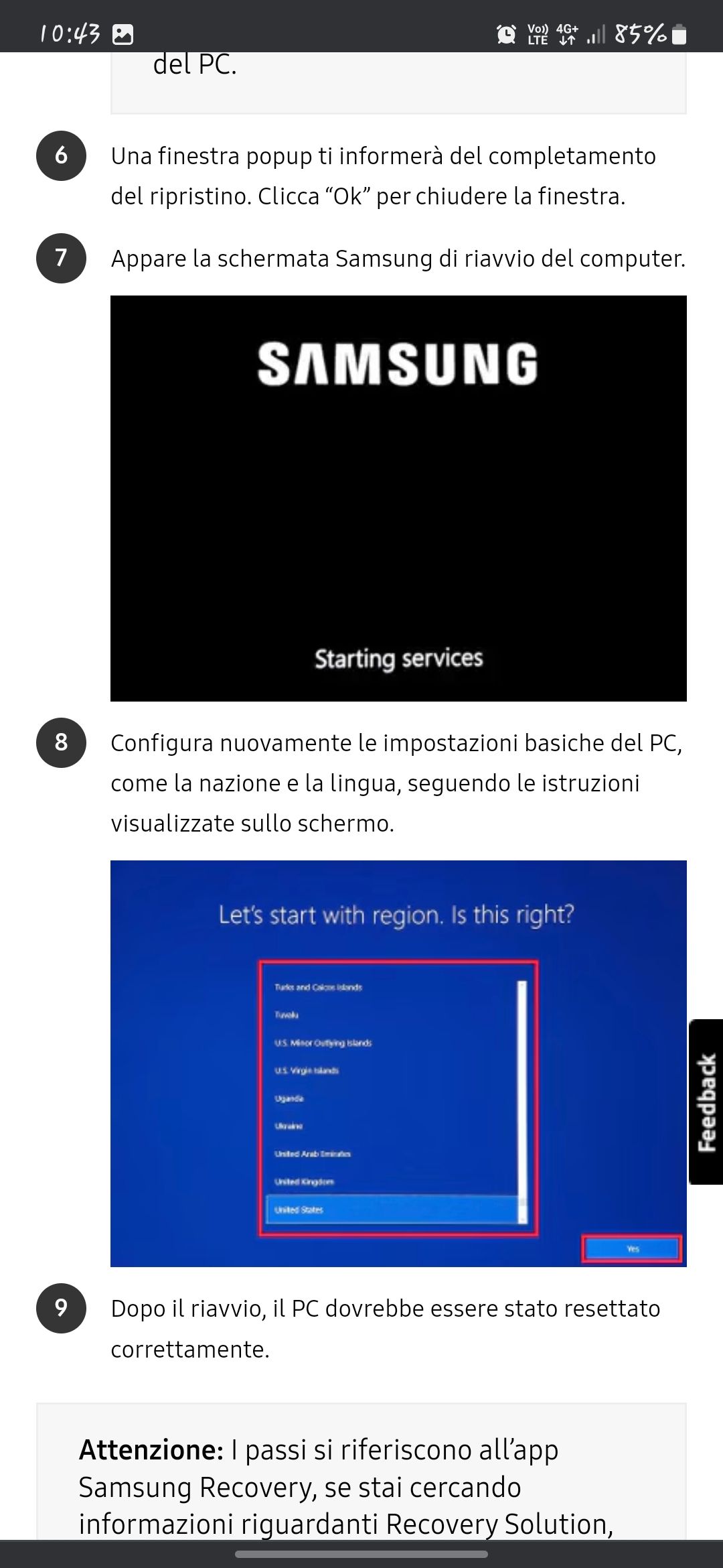 Problemi samsung galaxy book 3 pro - Samsung Community
