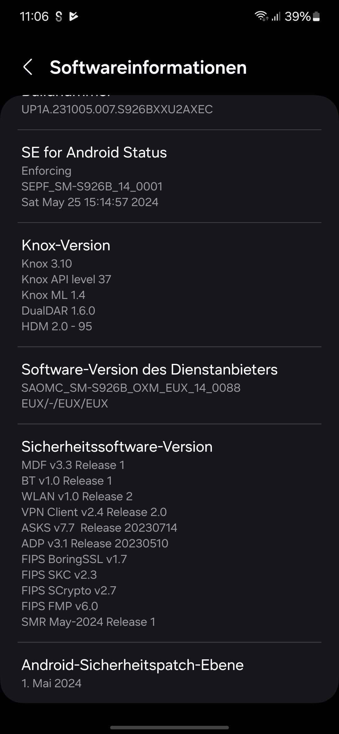 Wie erkenne ich was für ein Ländercode/Branding mein Samsung hat ...