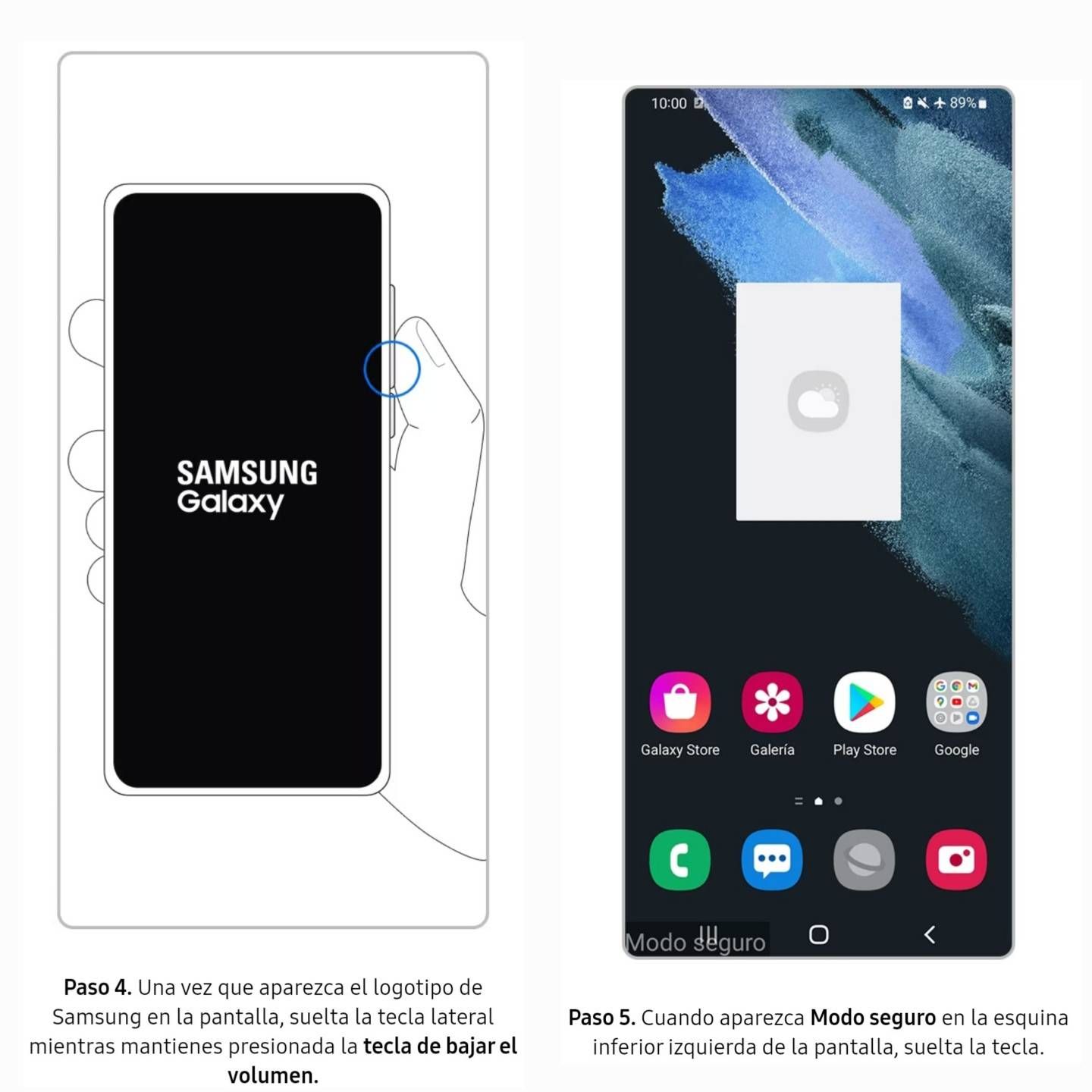 Guía Modo Seguro - Samsung Community