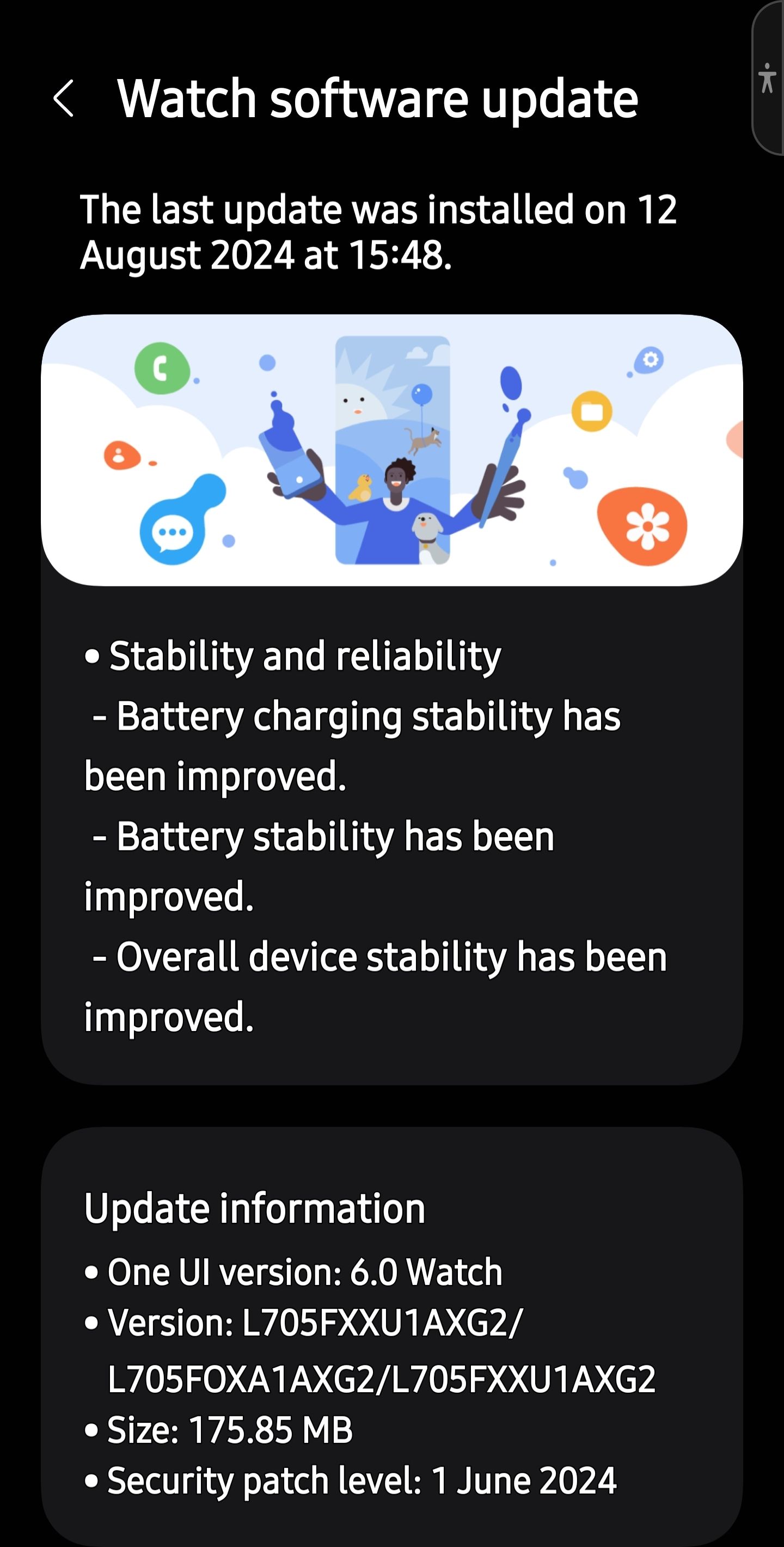 Galaxy Watch 7 Ultra - Software update - Samsung Community