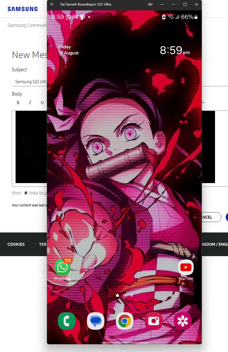 Samsung S22 Ultra - White Screen After Update - Service Center ...