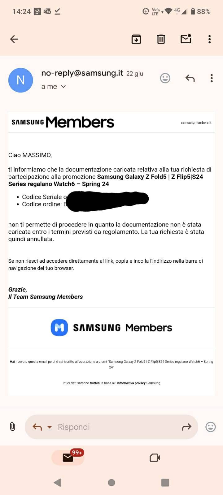 Aggiornamento sospetto - Samsung Community