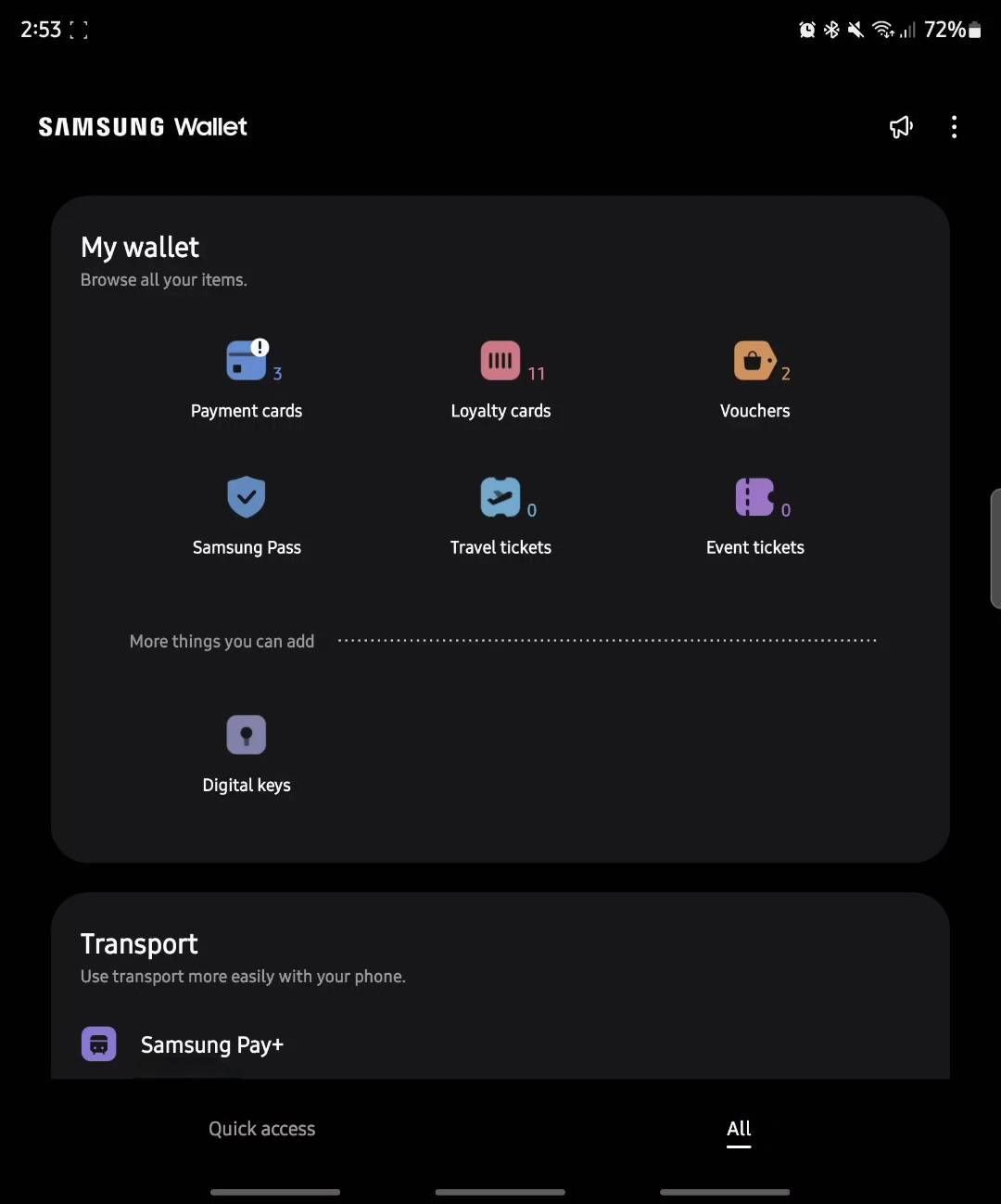 Samsung Wallet - Add cards, tickets from pdf, picture or QR code - Samsung Community