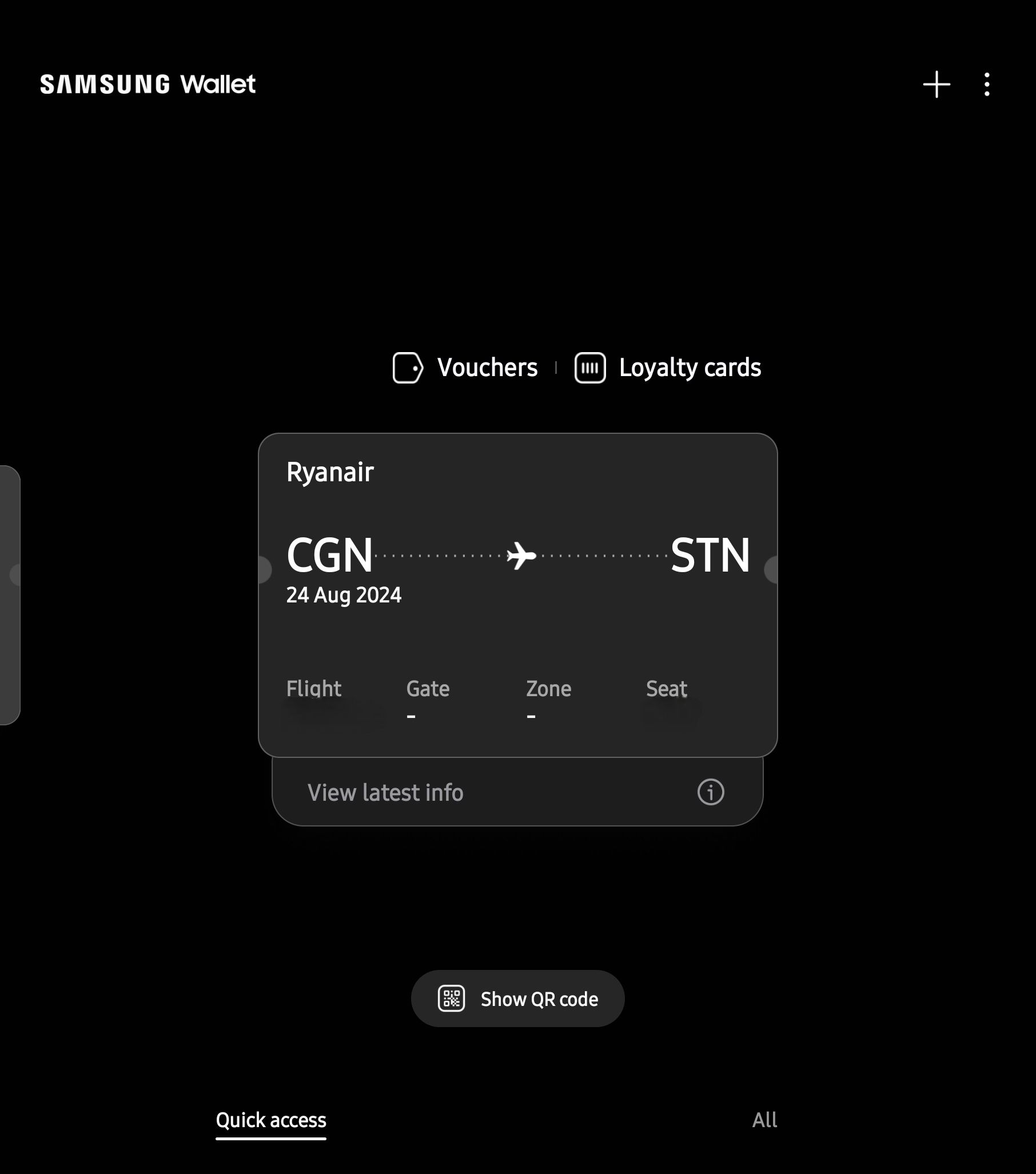 Samsung Wallet - Add cards, tickets from pdf, picture or QR code - Samsung Community