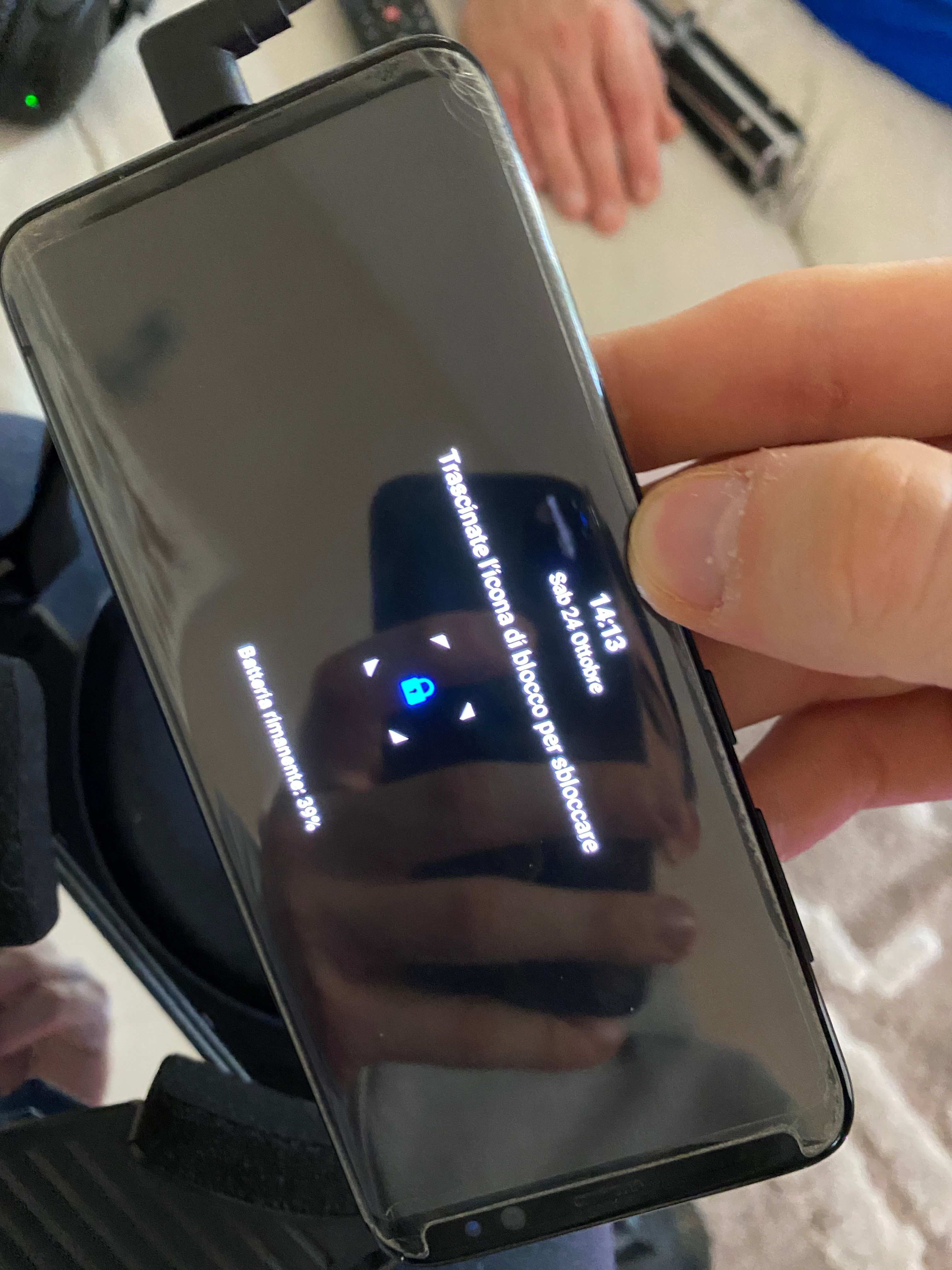 trascina icona di blocco per sbloccare - Samsung Community