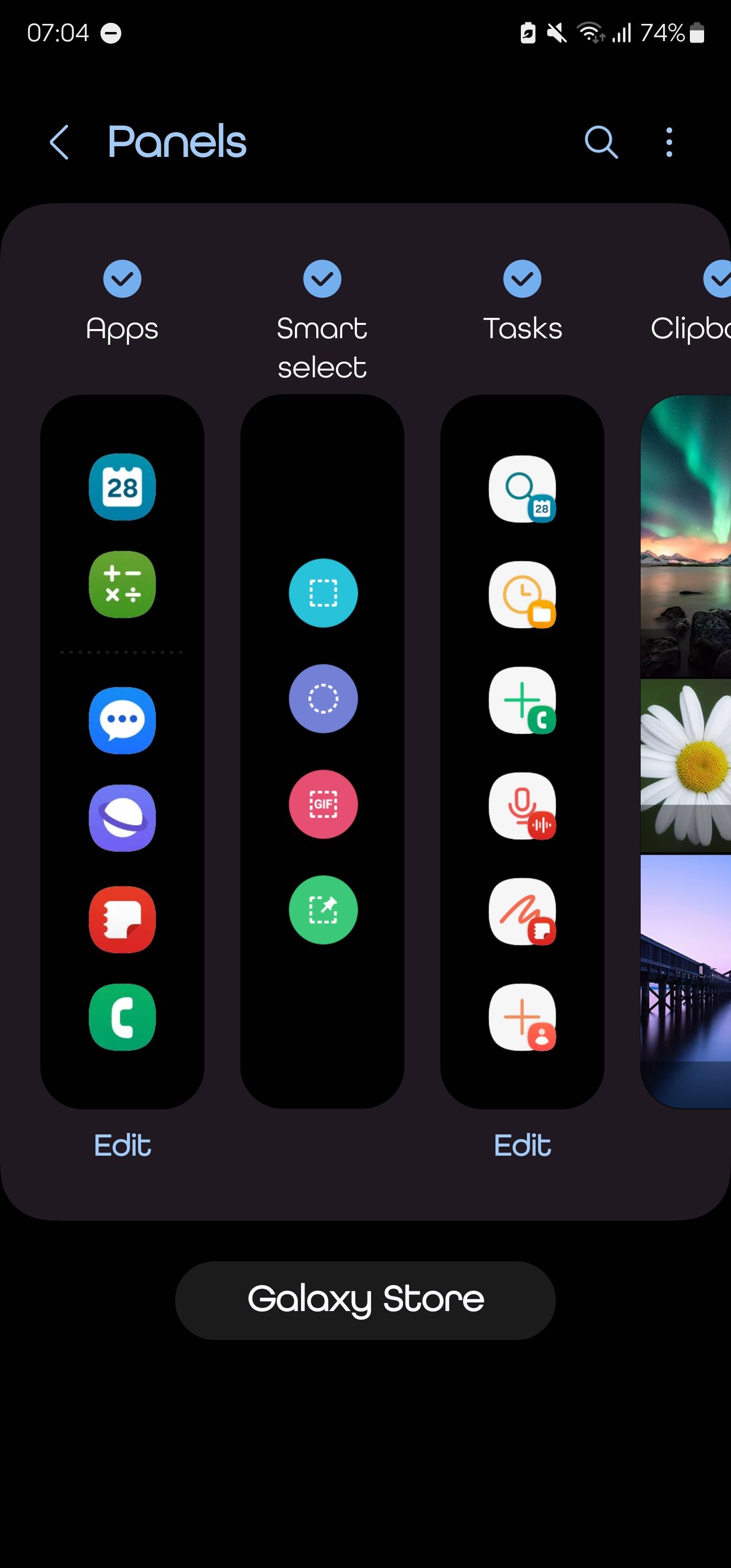 Smart select panel is now gone? - Samsung Community