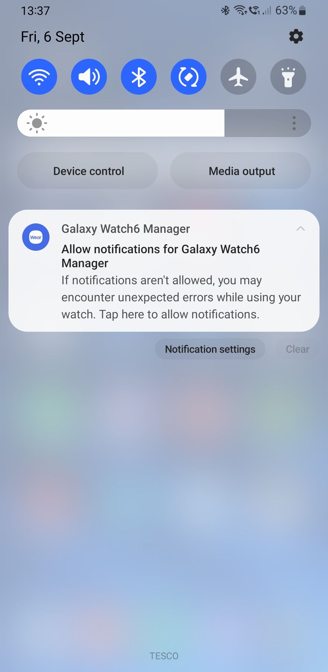 Watch6 notifications manager - Samsung Community