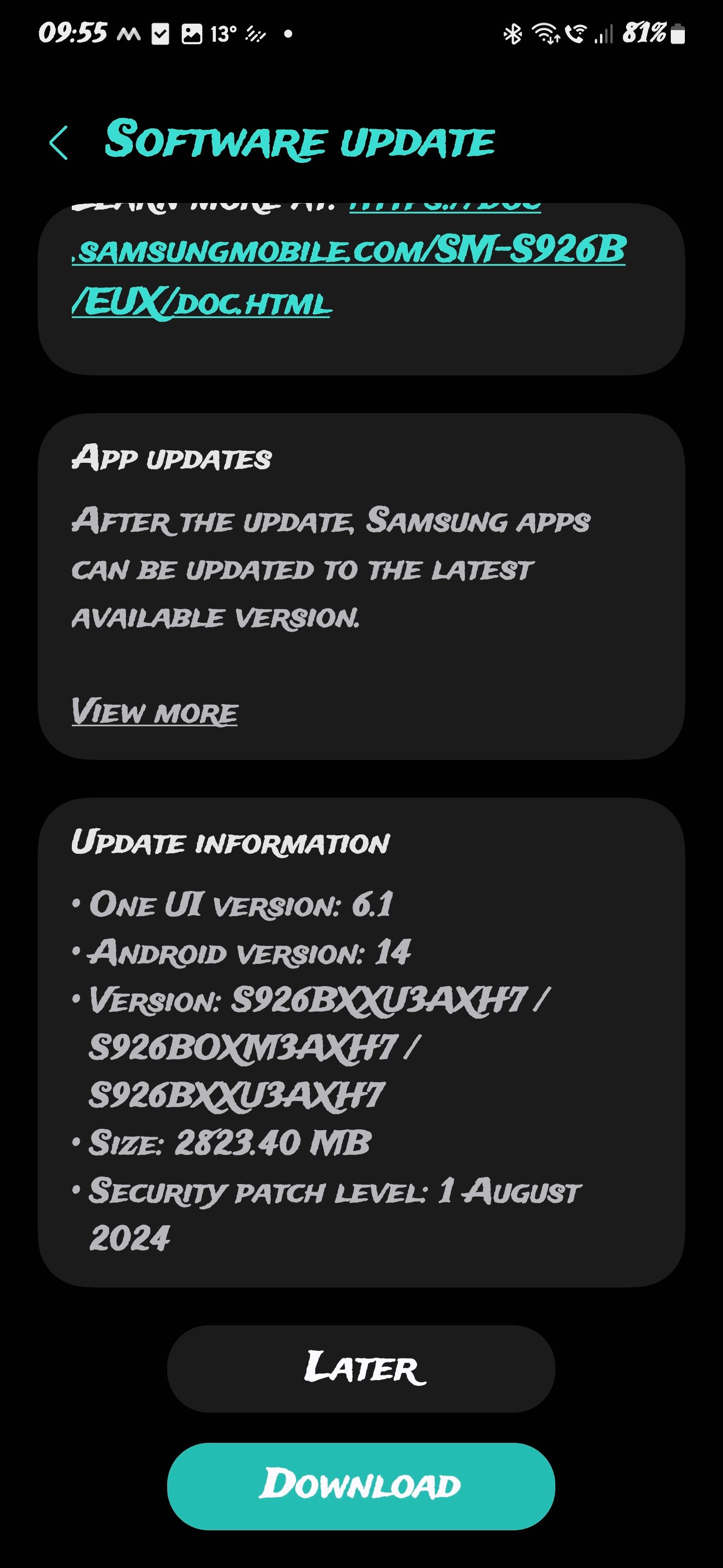 One Ui6.1.1 UK - Samsung Community