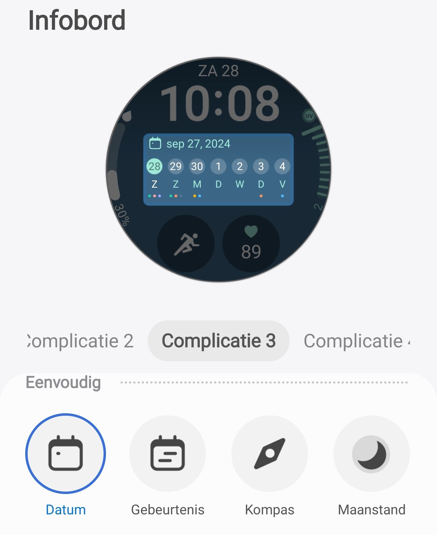 Feedback/Bug Galaxy Watch: Datum-complicatie i.c.m. (Informatief ...