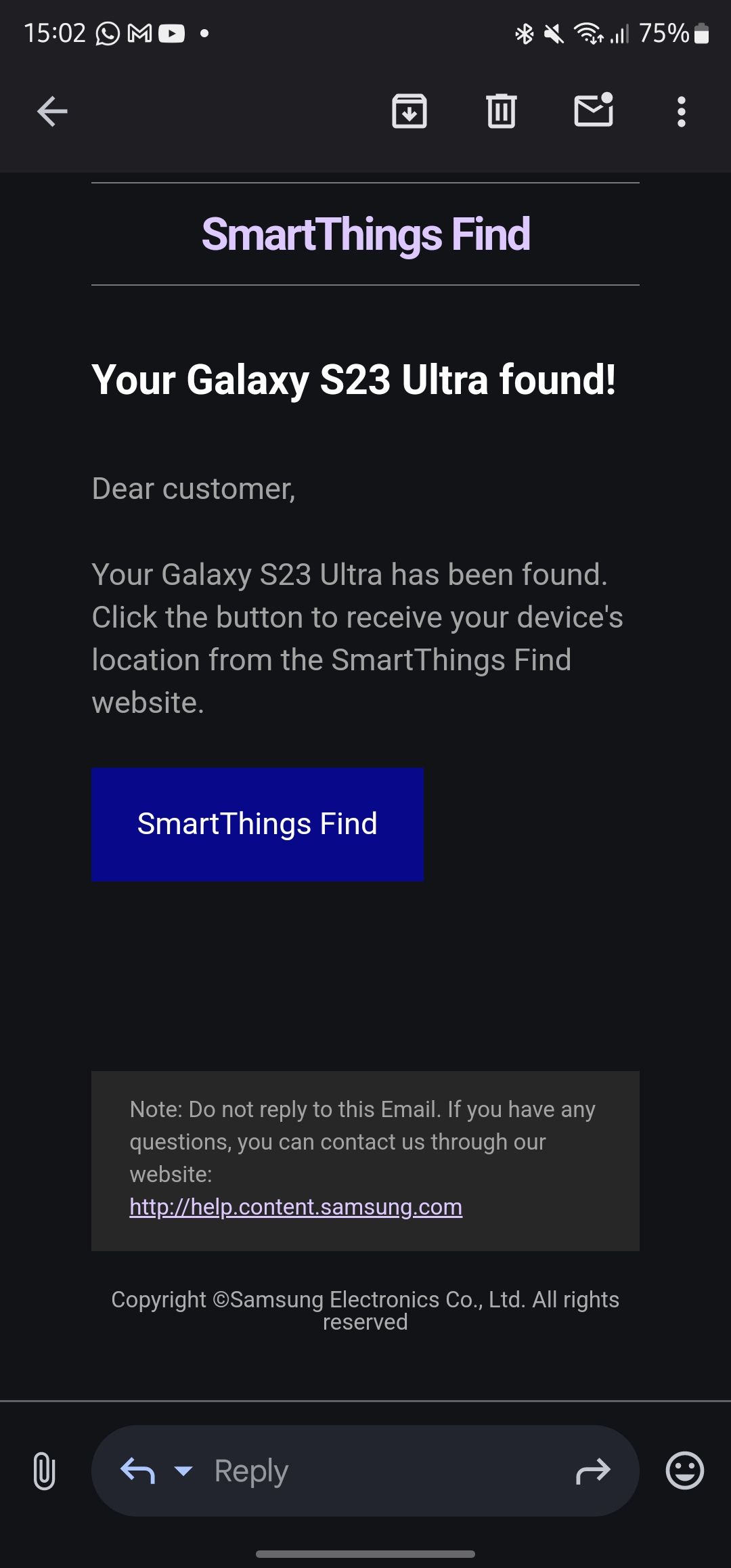 Fake email? - Samsung Community