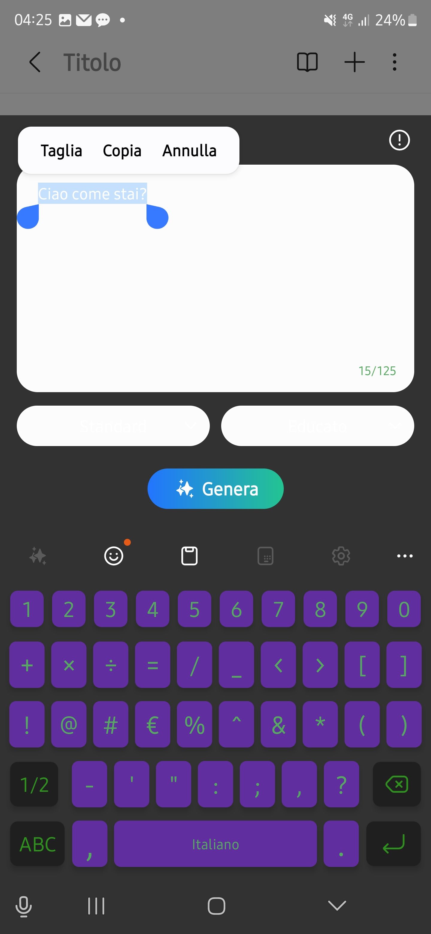 Bug aggiornamento s24 - Samsung Community