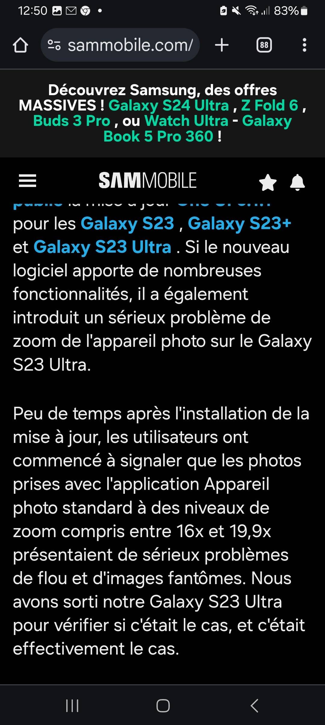 Attention avec la MAJ 6.1.1 s23 bug caméra ! - Page 3 - Samsung Community