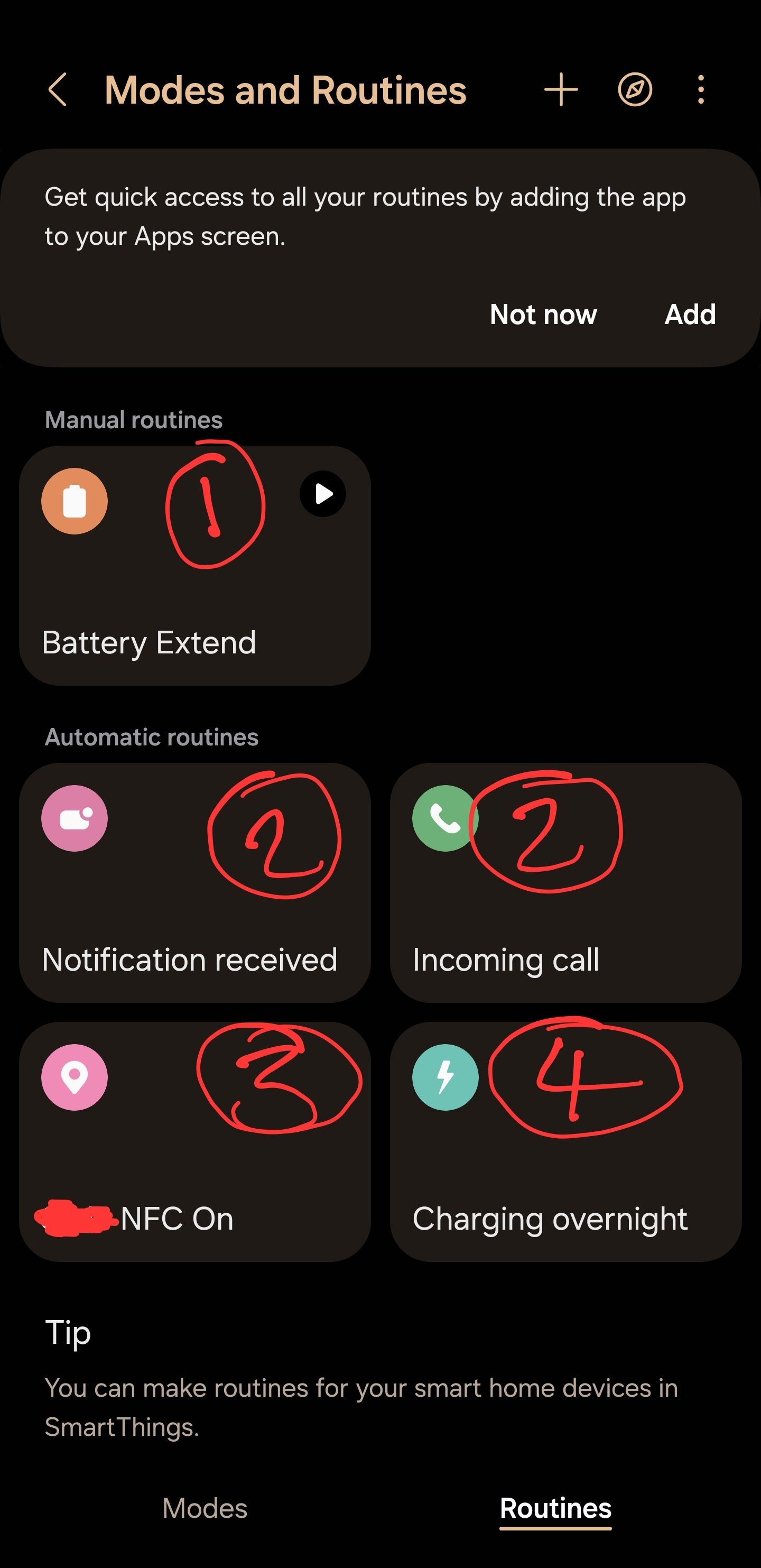 Mode & Routines For Charging ⚡️⚡️ - Samsung Community