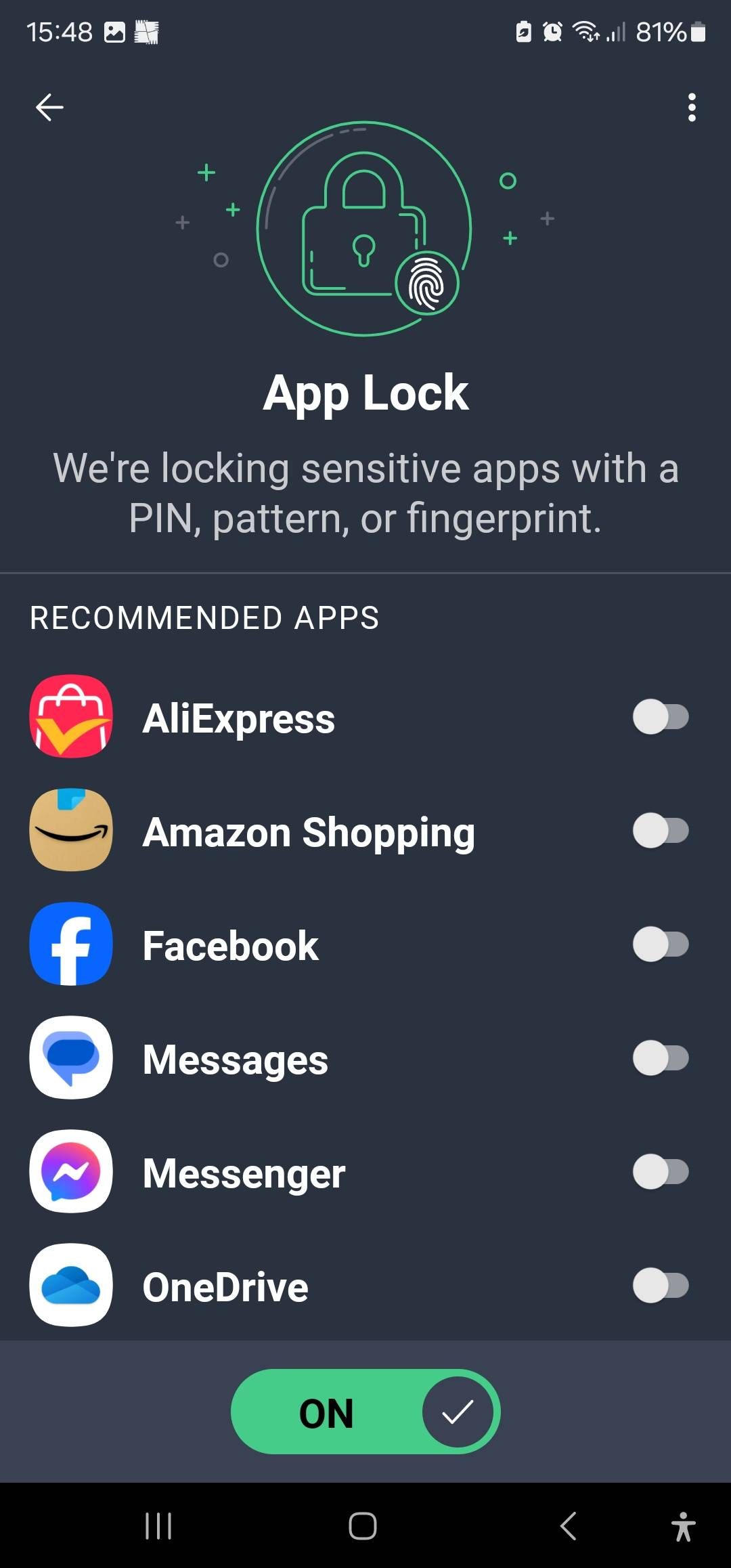 Lock app access - Samsung Community