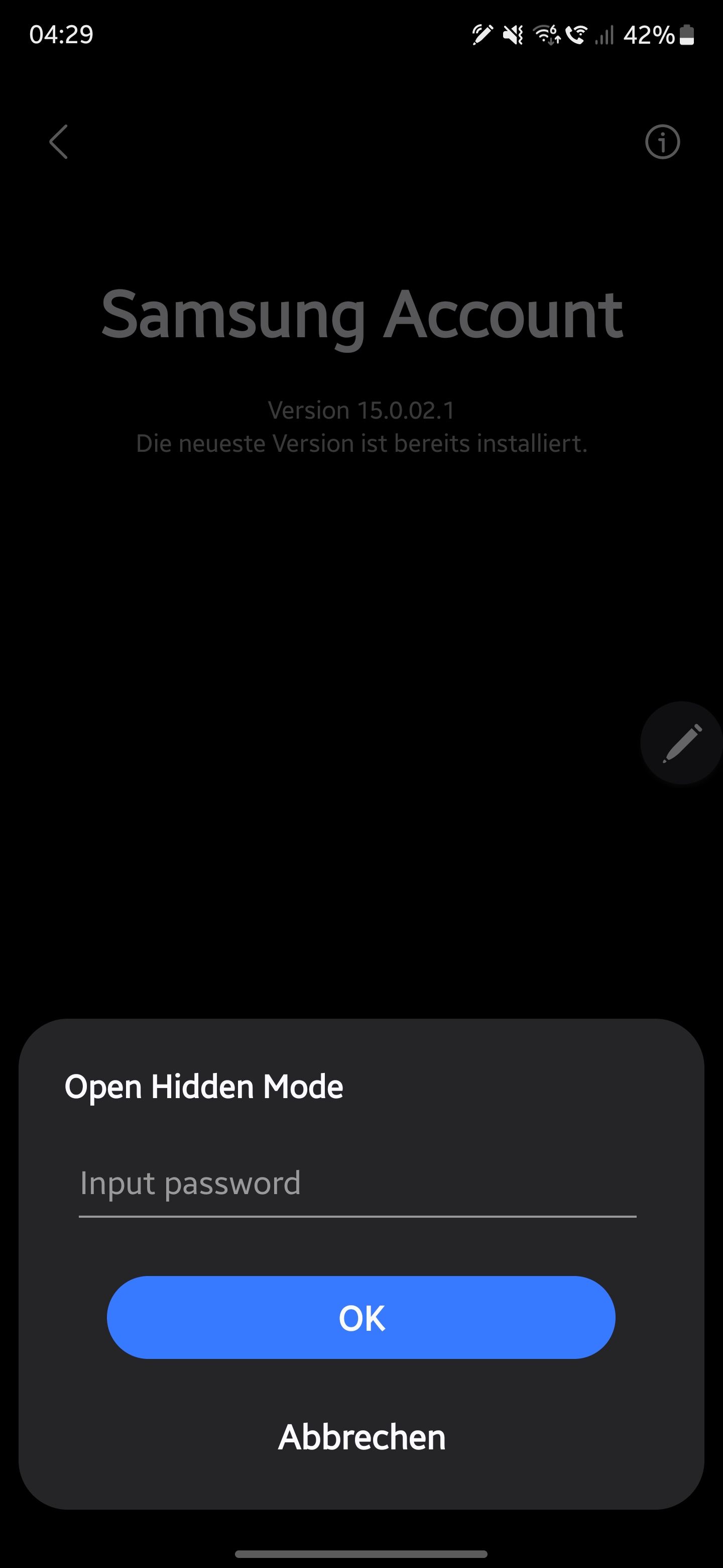 Samsung account hidden mode - Samsung Community