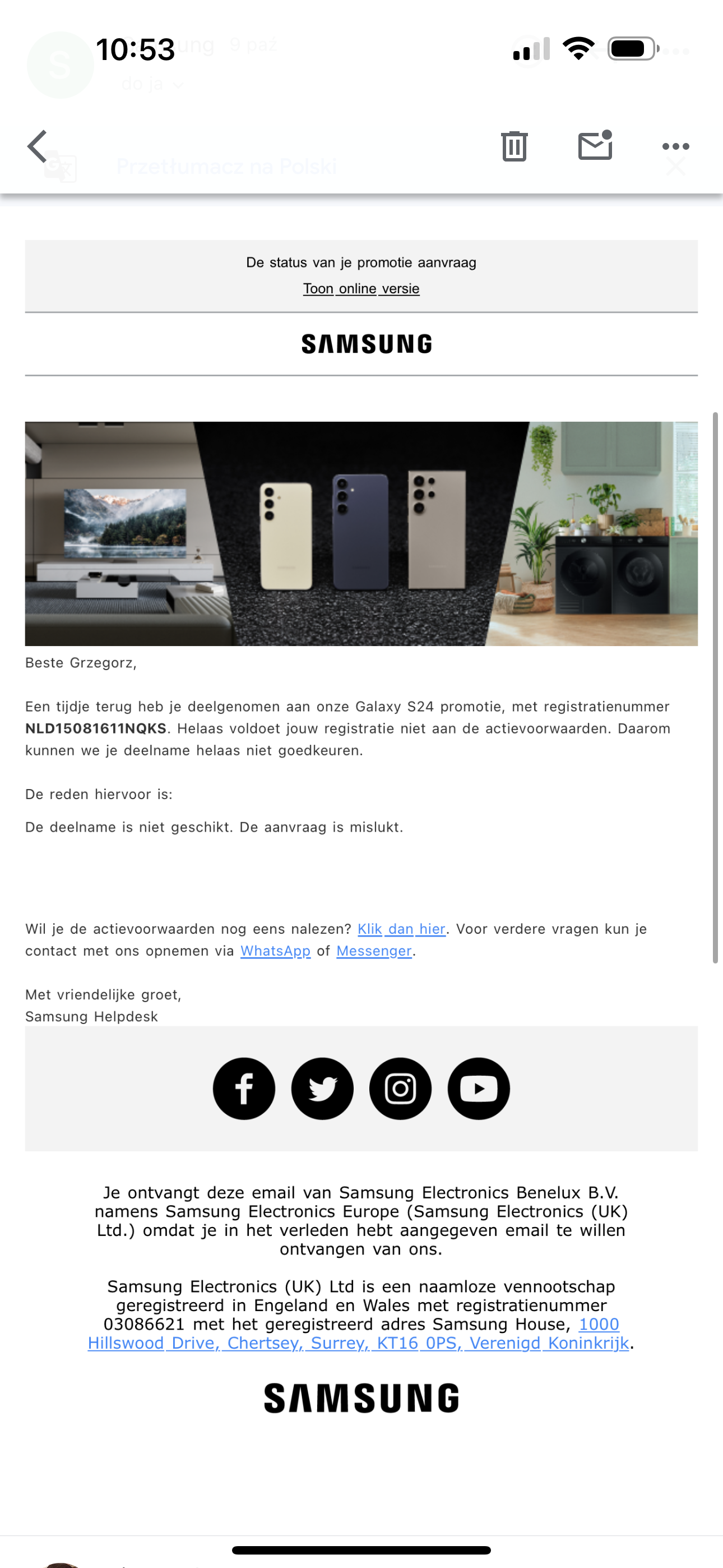 Promotion tablet met s24 - Samsung Community