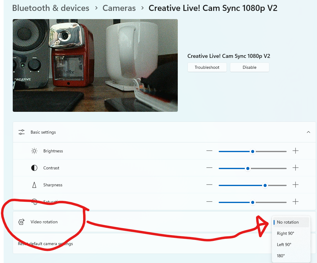 Why is my Webcam Upside down - Samsung Community