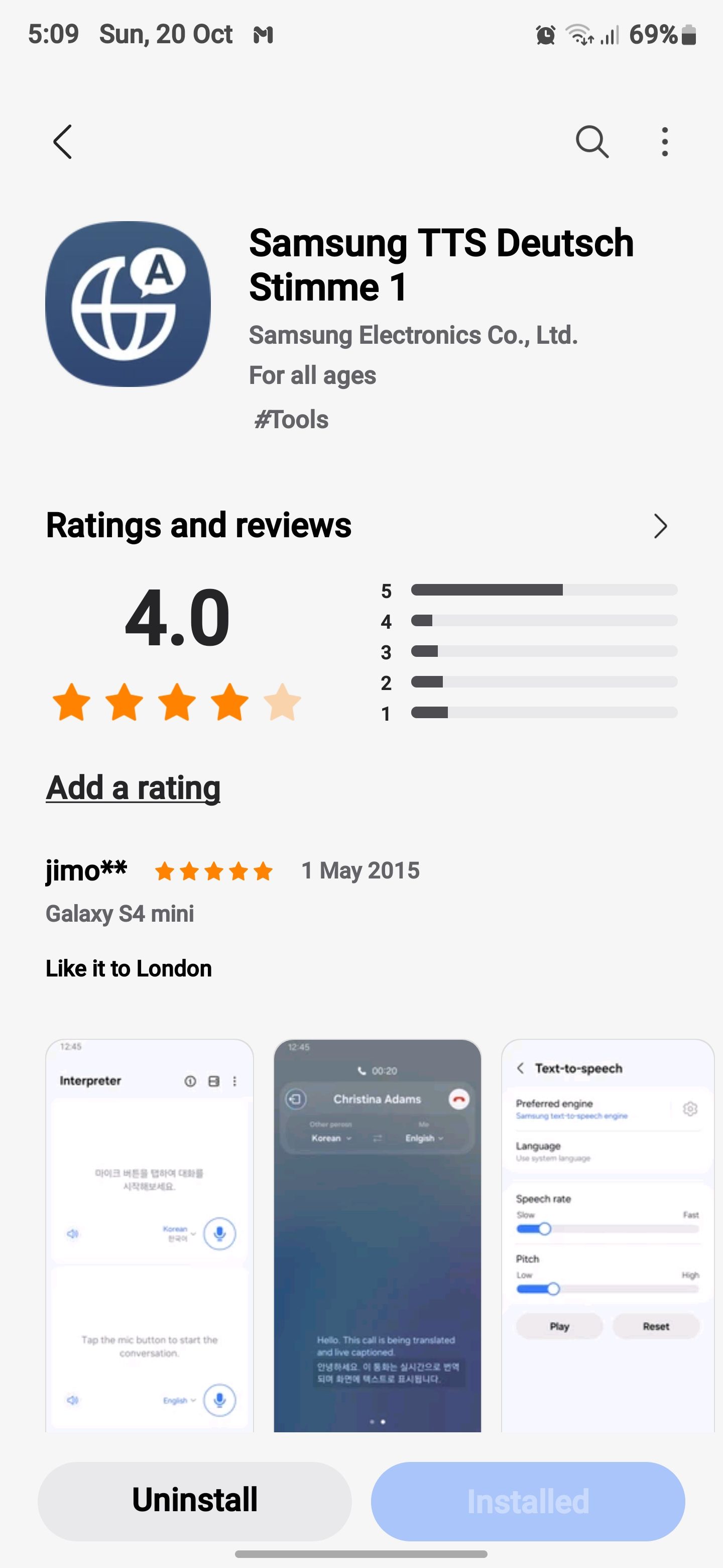 Unwanted TTS Voice languages - Samsung Community