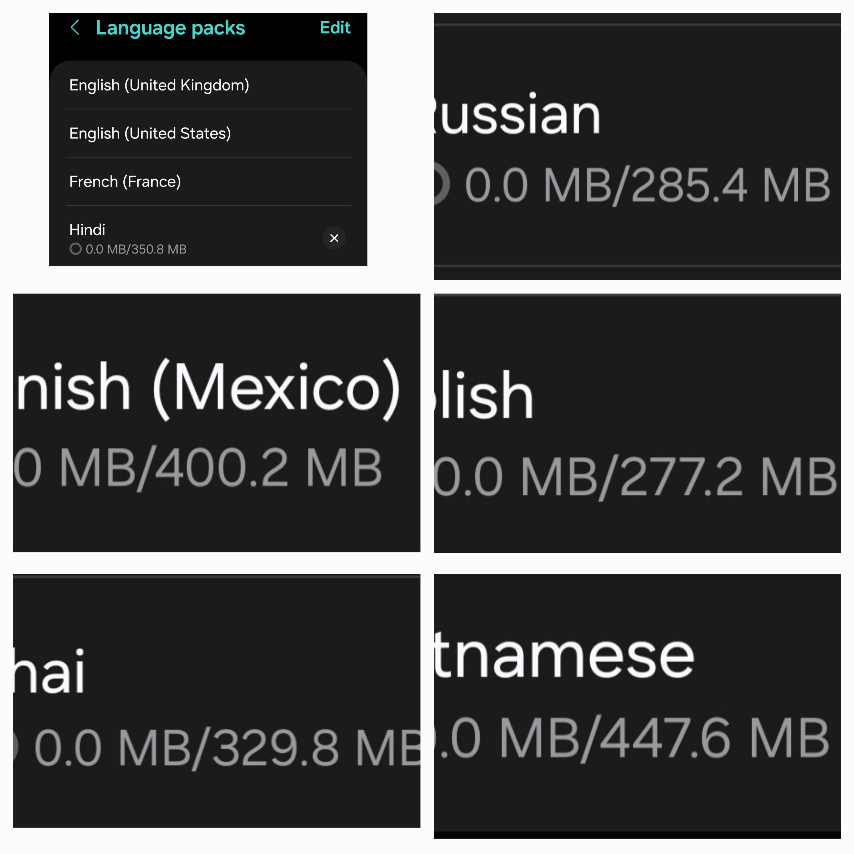 Unwanted TTS Voice languages - Samsung Community