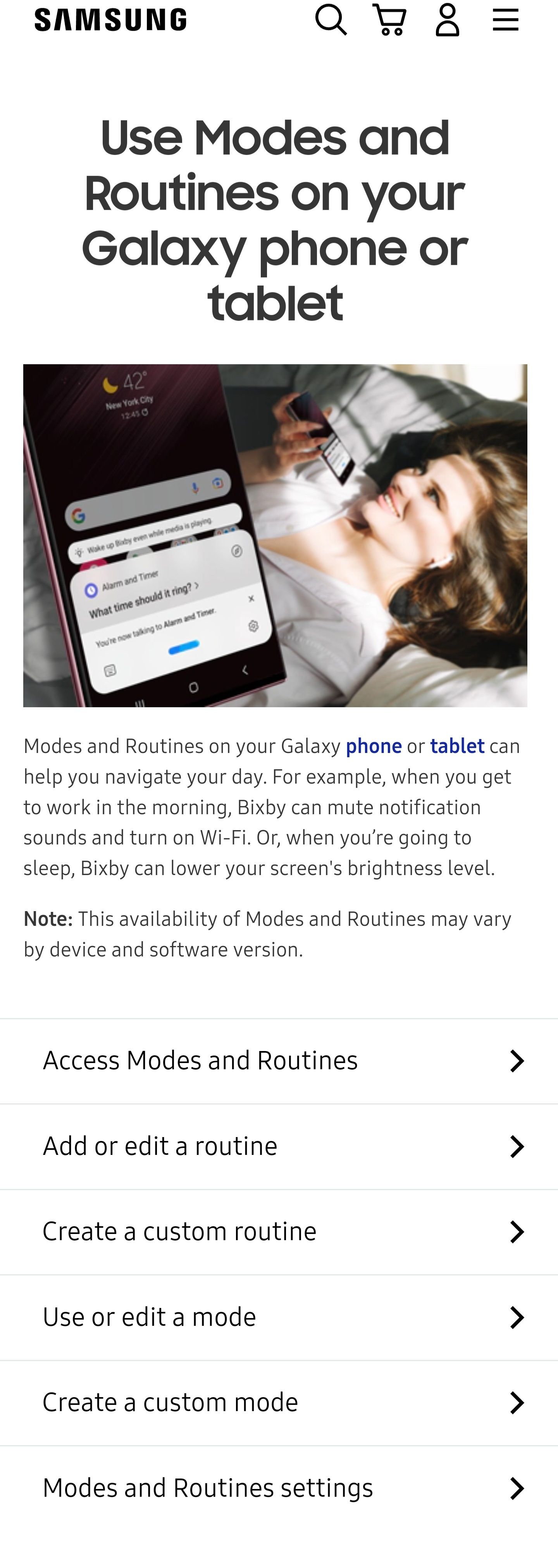 Getting the most from Modes and Routines... - Samsung Community