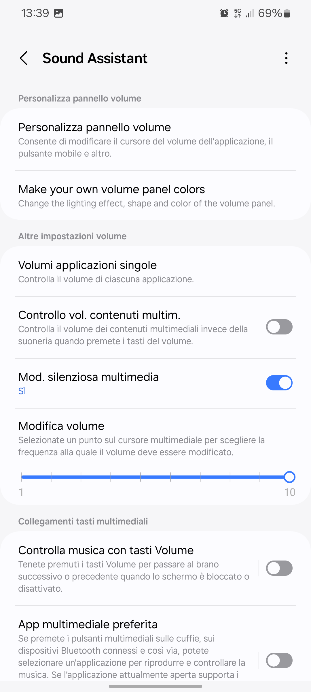Risolto: Volume audio e suono telefono - Samsung Community