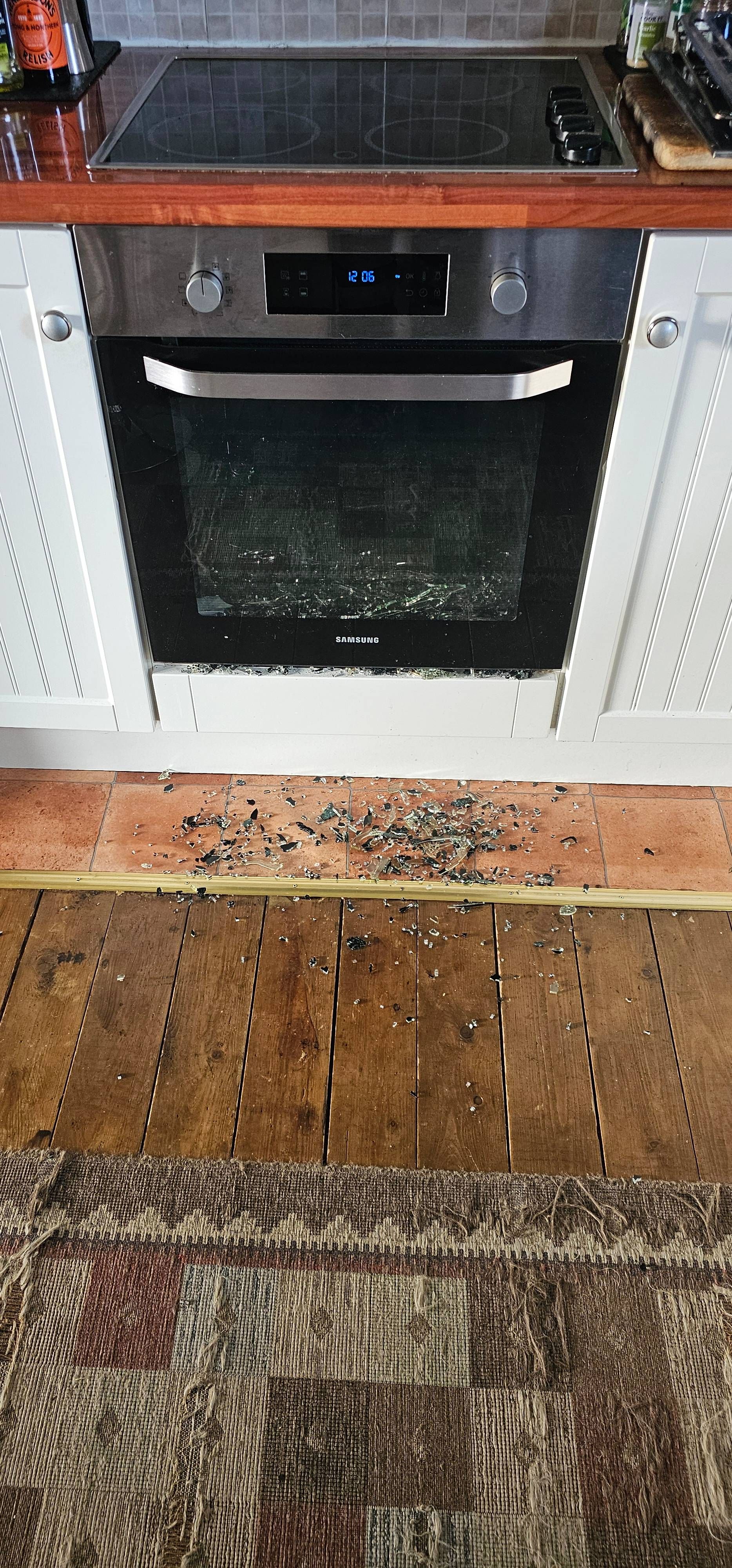 Samsung NV66M3571BS Exploding Oven Glass - Samsung Community