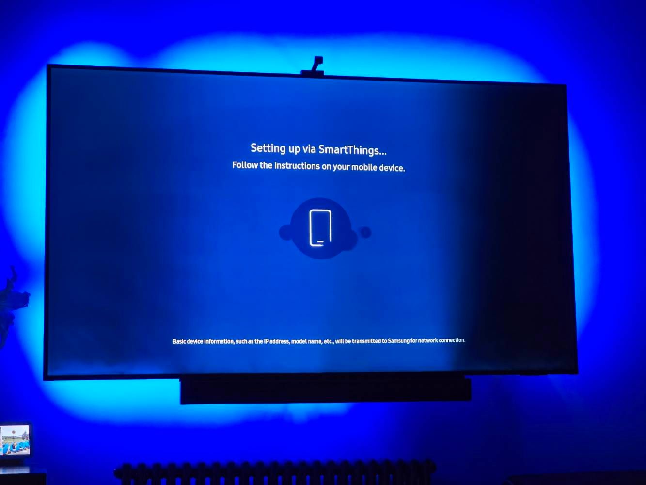 TV overheating in bottom left corner with light bleeding - Samsung ...