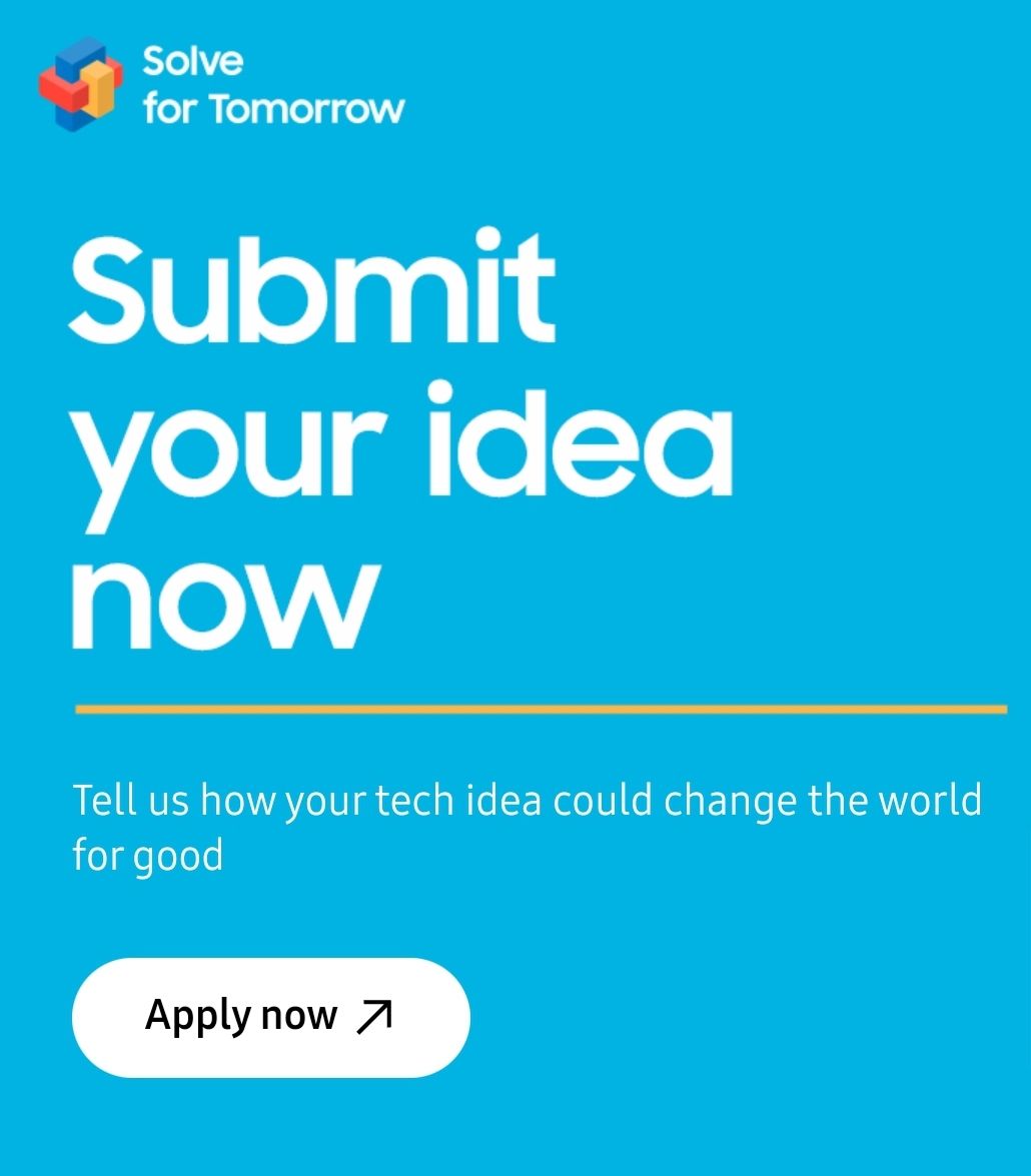 SOLVE FOR TOMORROW - Samsung Community