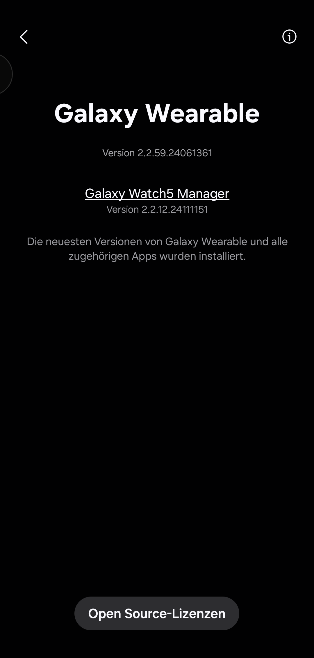 Galaxy watch5 Plugin Update - Samsung Community