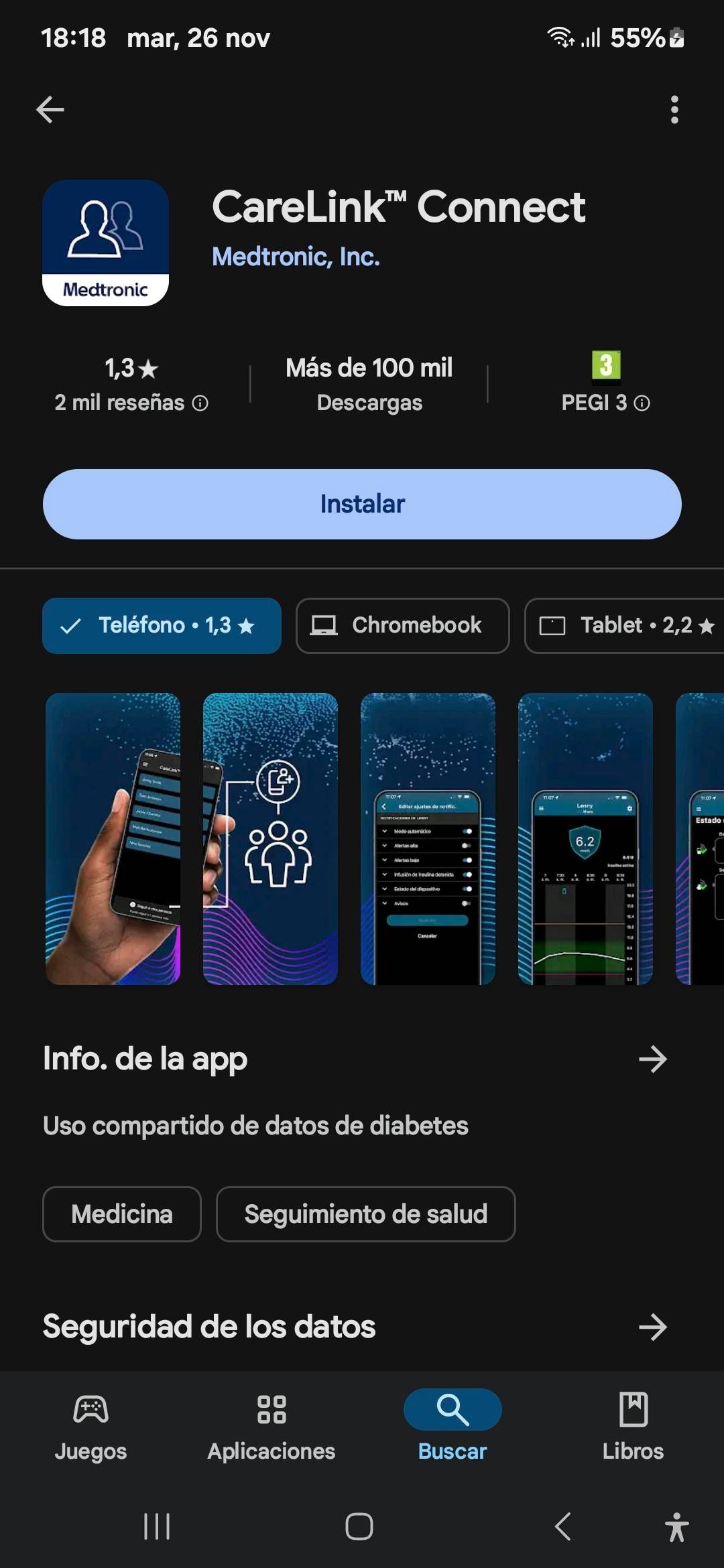 Compatibidades Carelink Connect (Medtronic) - Samsung Community