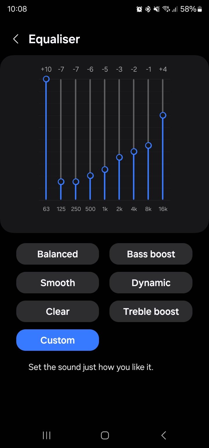Equalizer Settings - Samsung Community