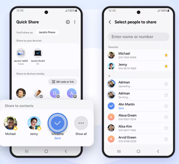 Comment utiliser Samsung Quick Share - Samsung Community